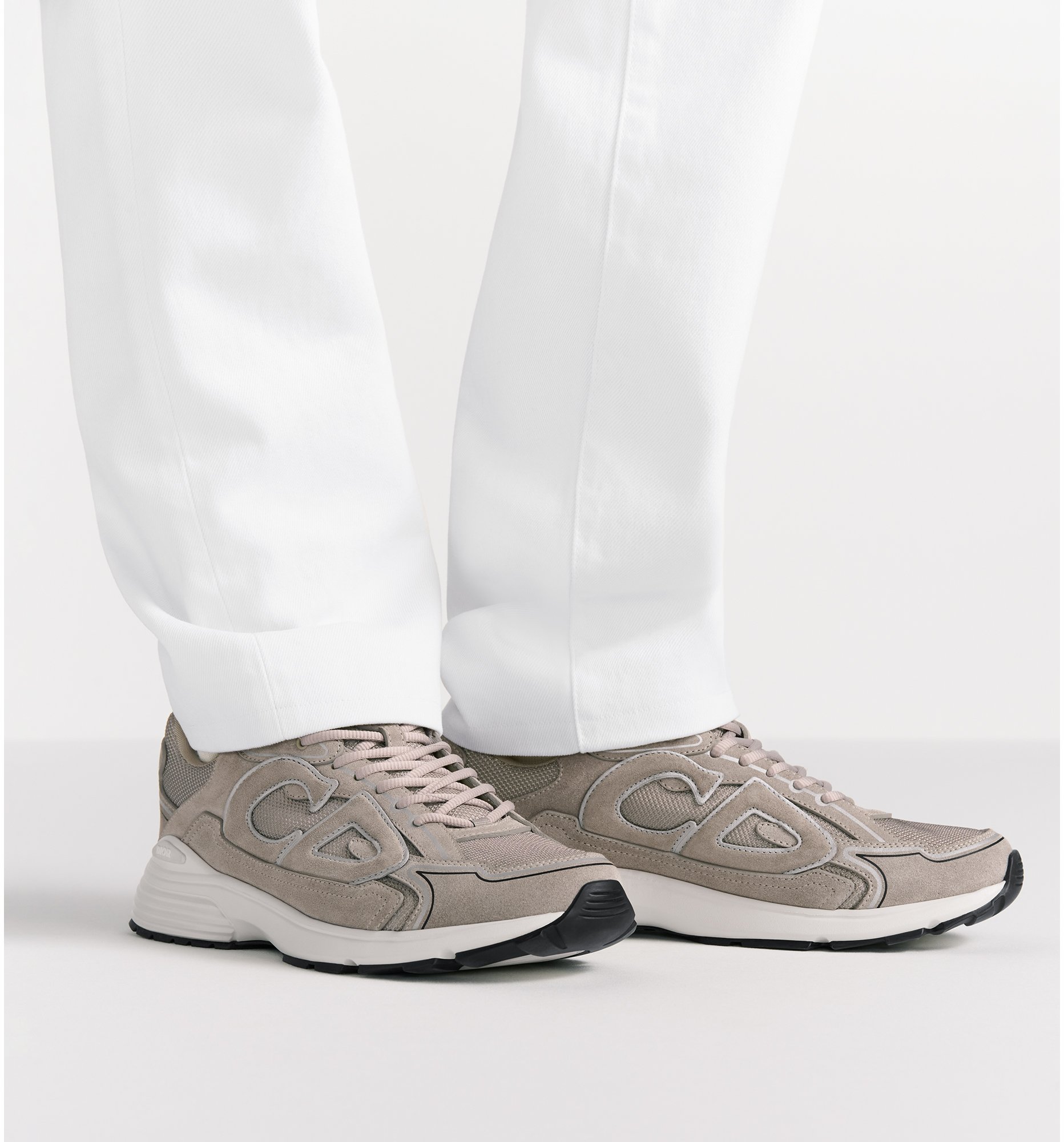 B30 Countdown Sneaker Gray Suede | DIOR