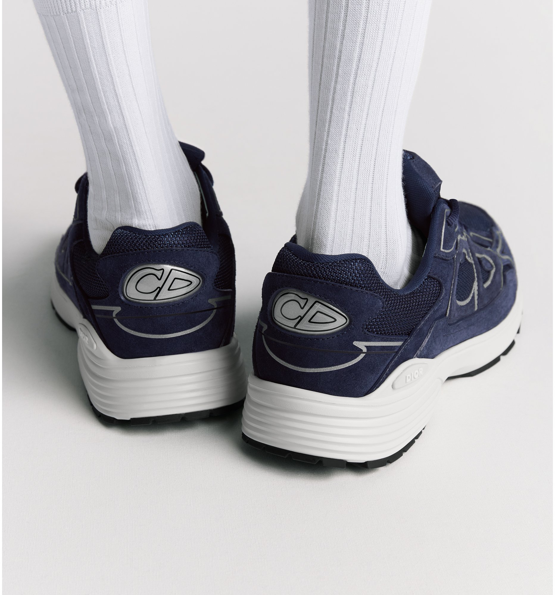 B30 Countdown Sneaker Navy Blue Suede | DIOR