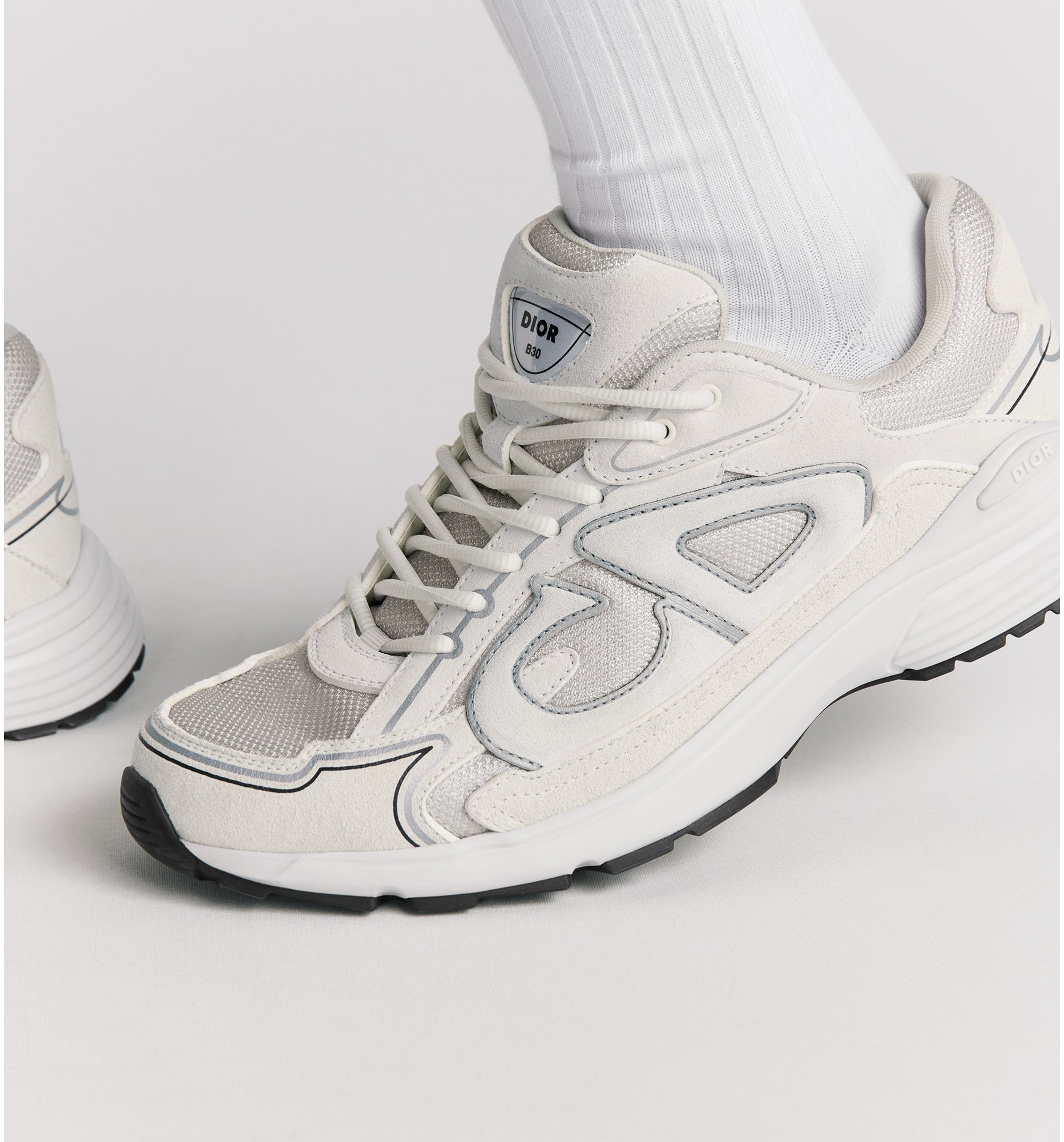 B30 Countdown Sneaker Ecru Suede | DIOR