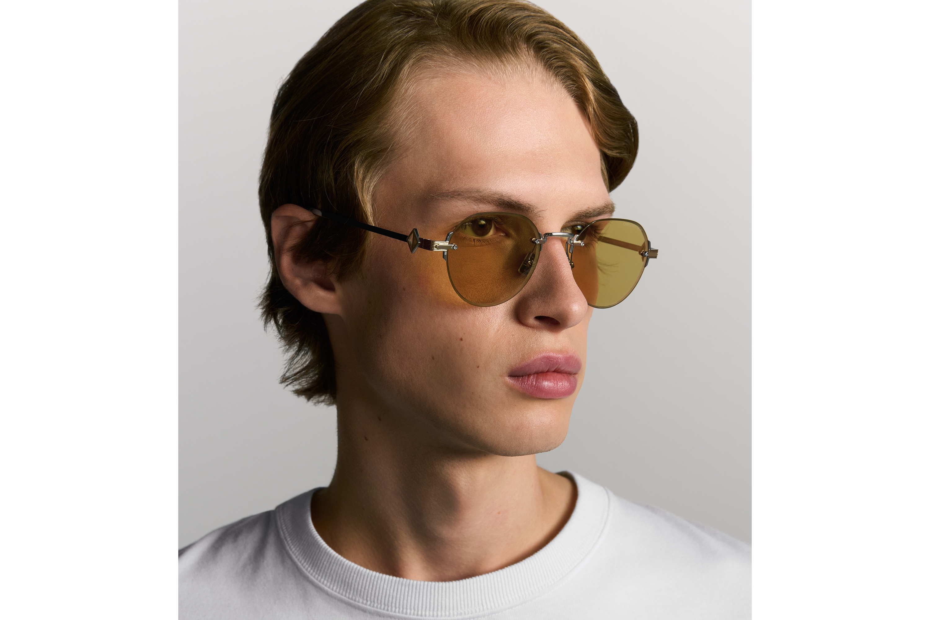 CD Diamond R5U Yellow Round Sunglasses | DIOR