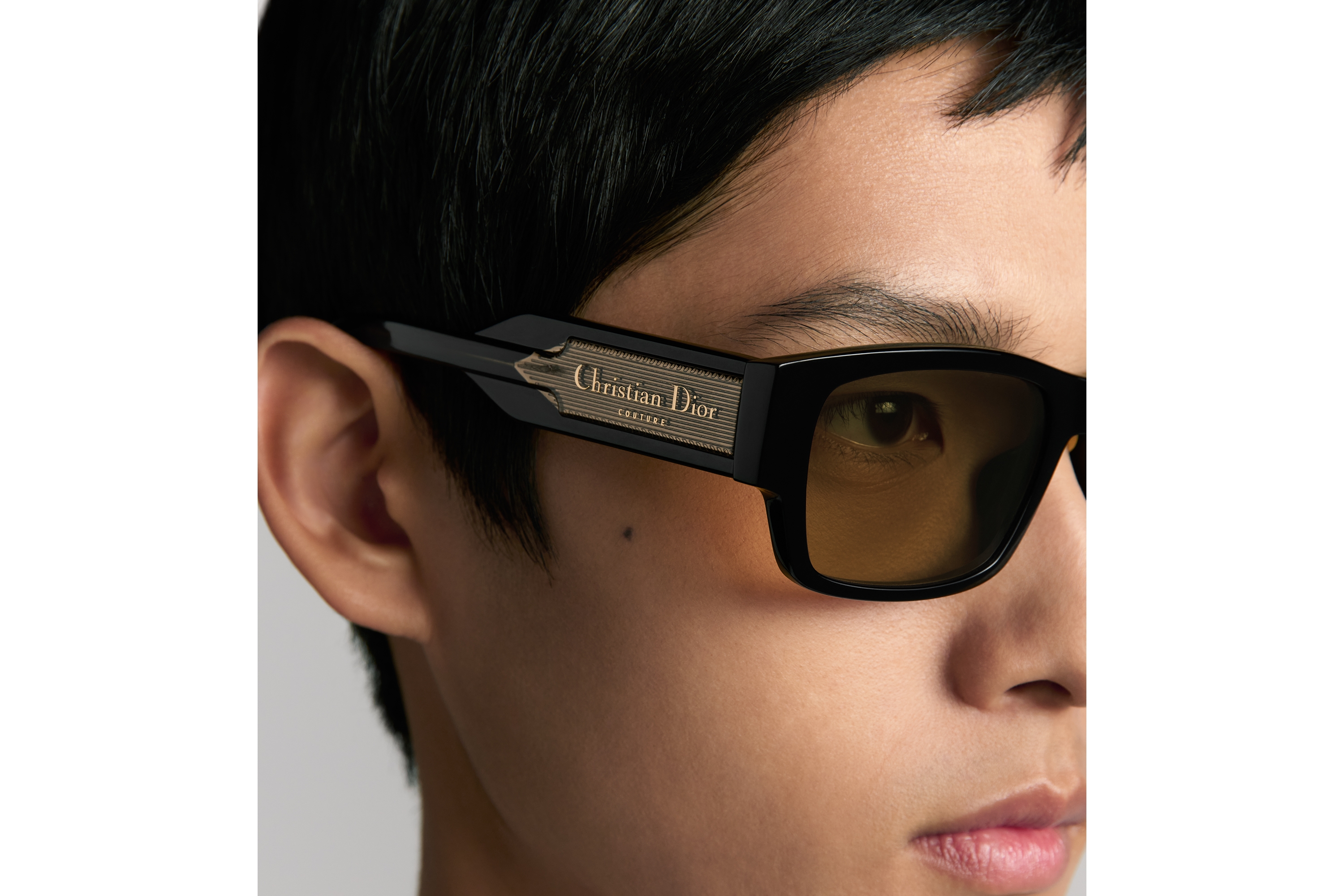 Christian Dior Label S1F 선글라스 블랙 직사각형 | DIOR