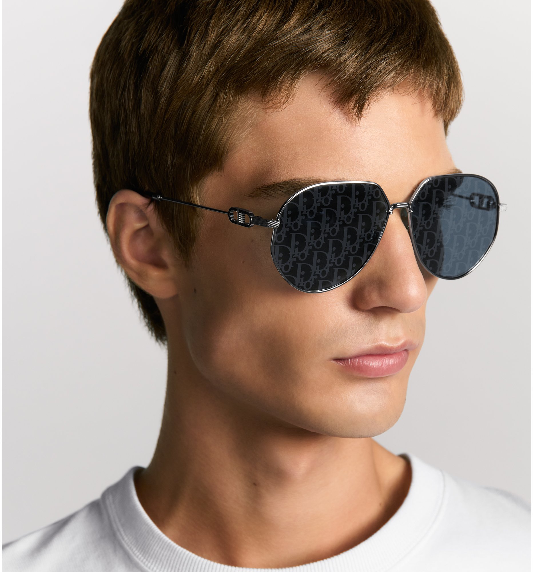 CD Link A1U Blue Dior Oblique Pilot Sunglasses | DIOR