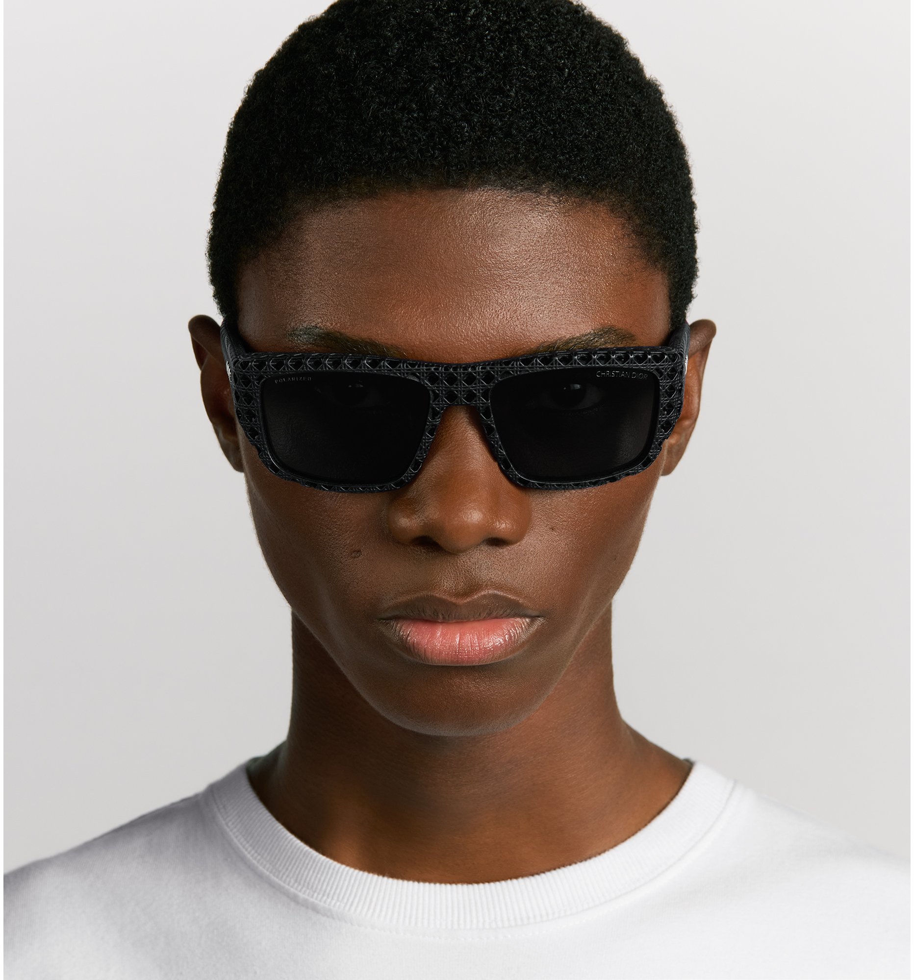 Dior3D S1I Occhiali da sole rettangolari neri | DIOR