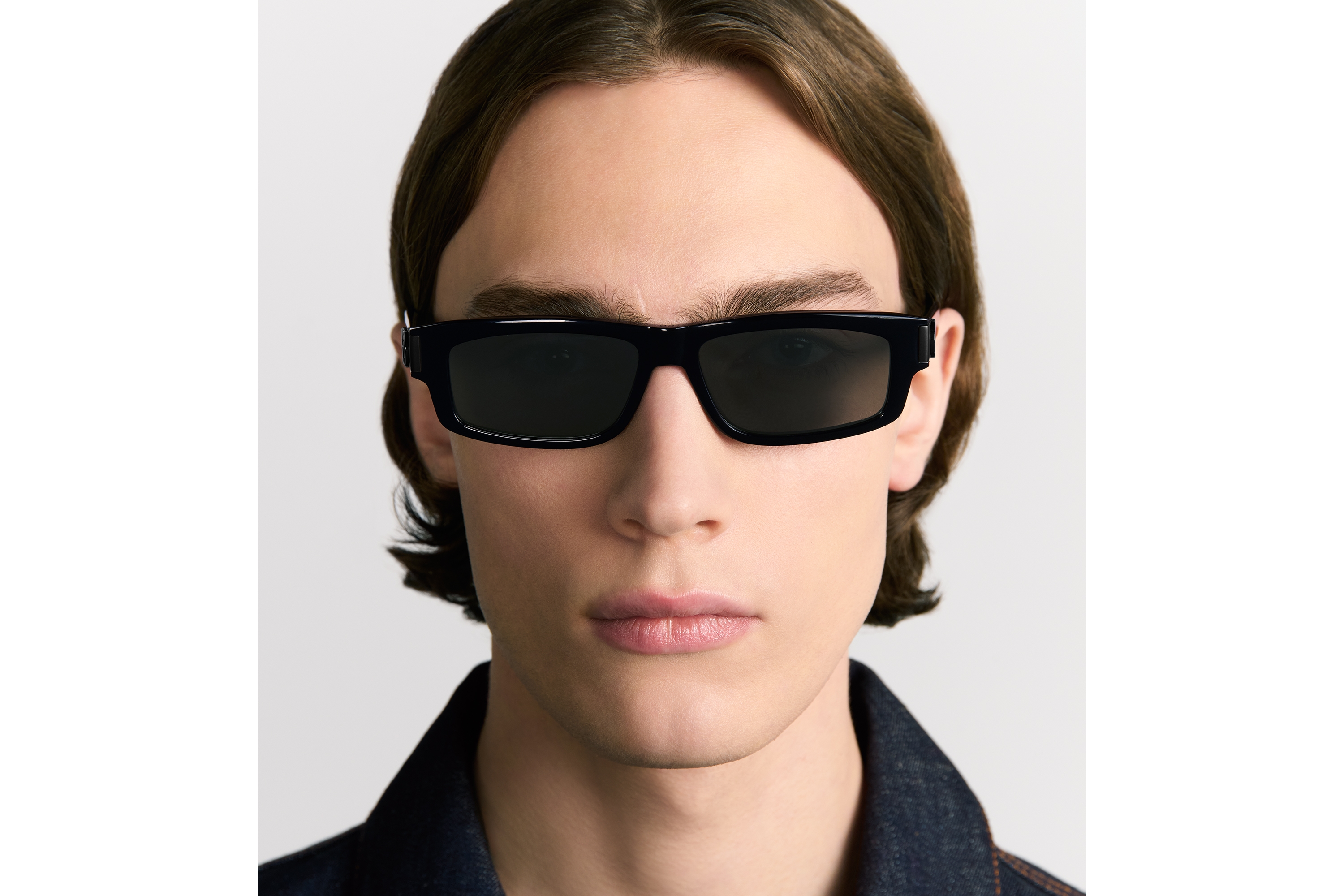 CD Icon S2I Black Rectangular Sunglasses | DIOR