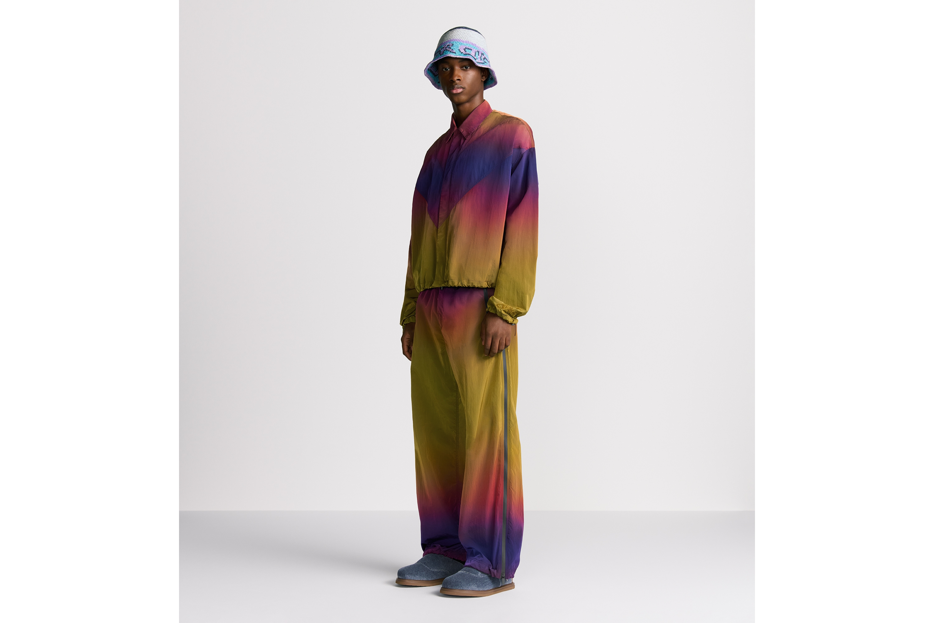 DIOR AND LEWIS HAMILTON Track Pants Multicolor Technical Fabric | DIOR