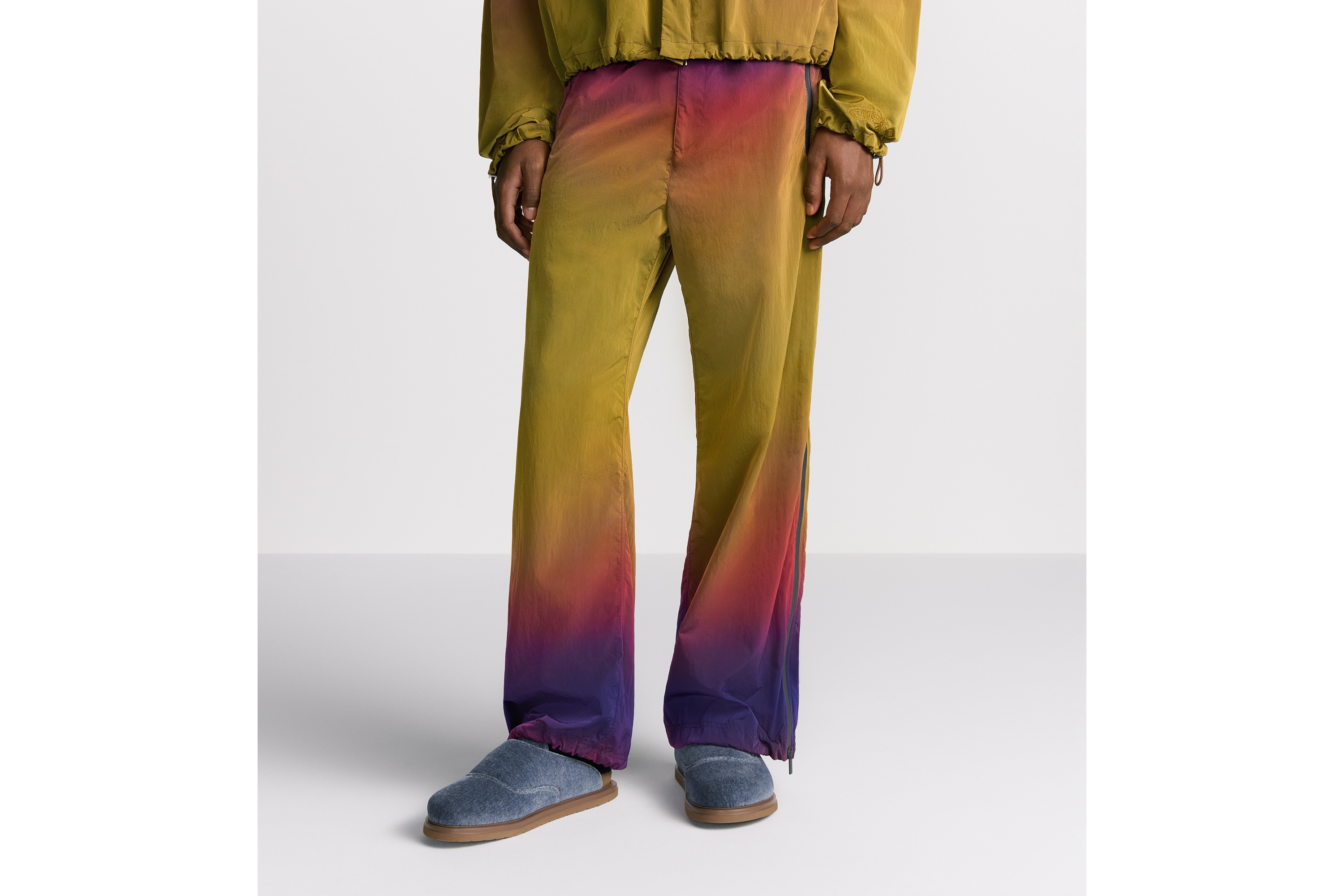 DIOR AND LEWIS HAMILTON Track Pants Multicolor Technical Fabric | DIOR