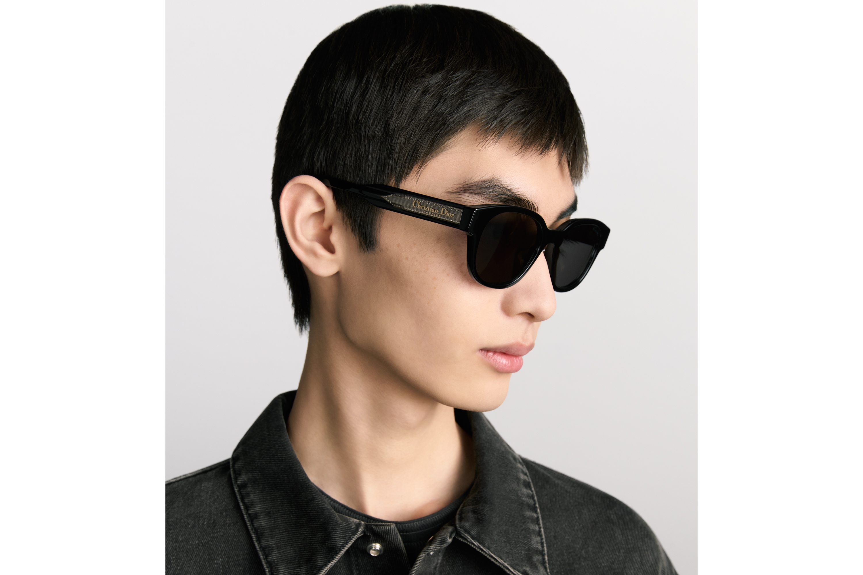 Christian Dior Label R1F Black Pantos Sunglasses | DIOR