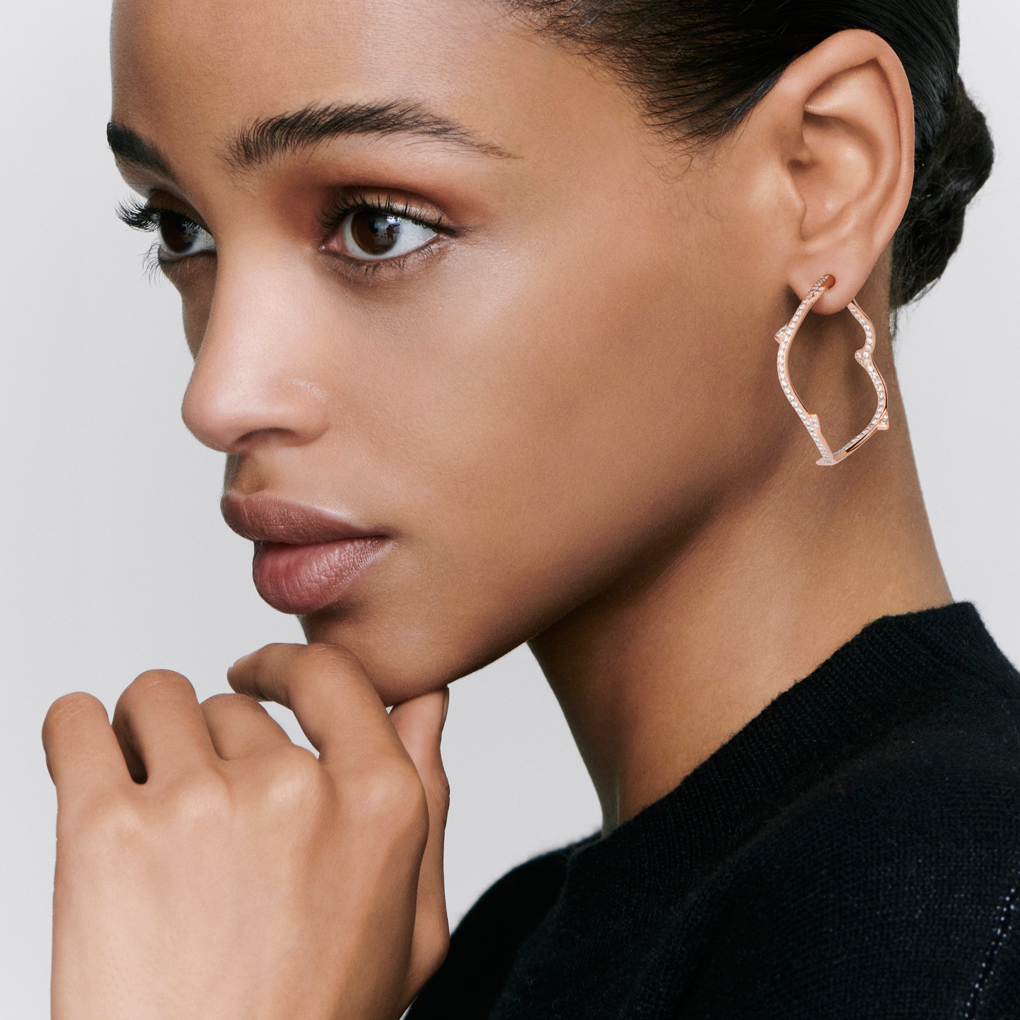 Orecchini Bois de Rose Oro rosa e diamanti | DIOR