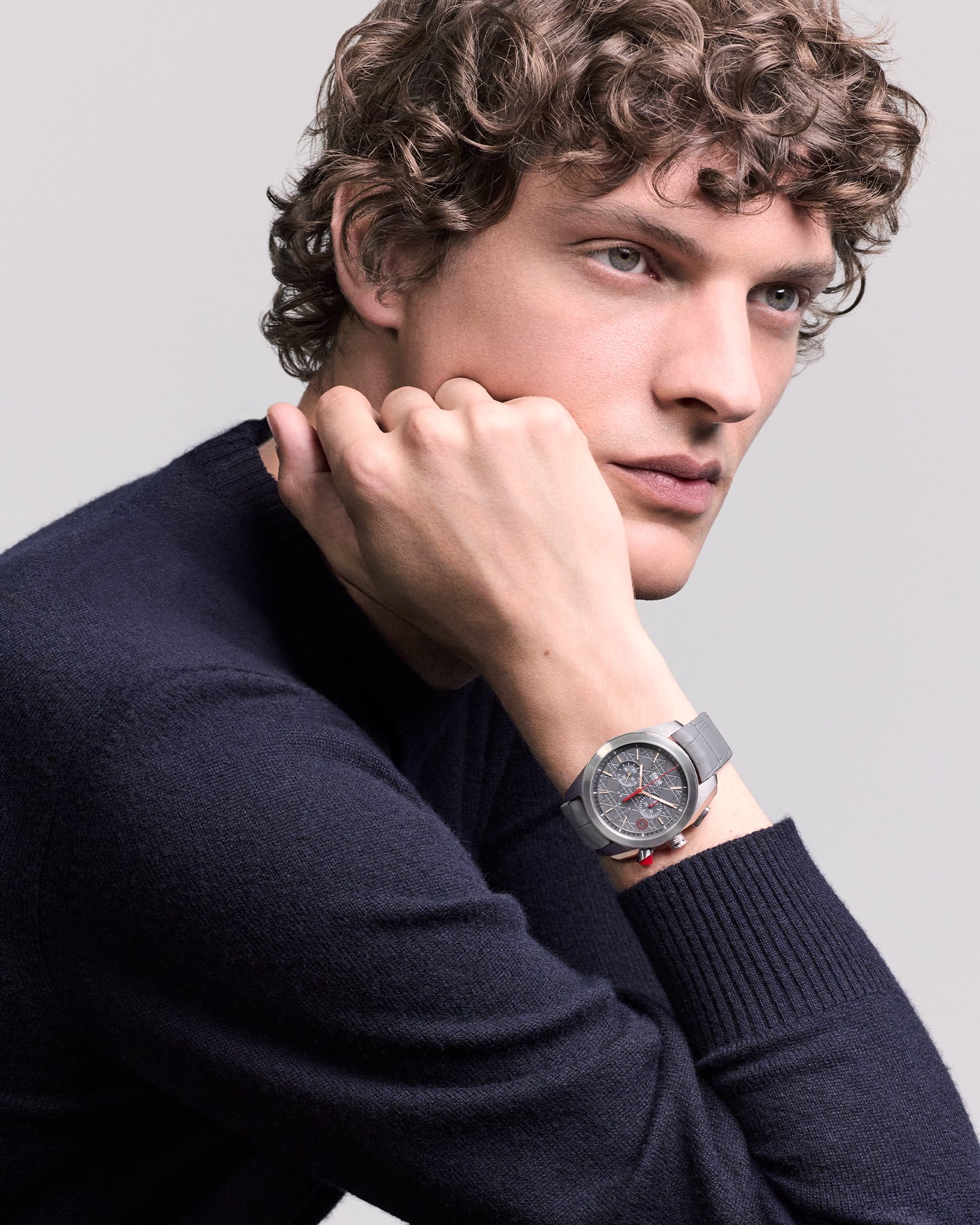 Chiffre Rouge Ø 41 MM, Automatic, Chronograph, Steel, Pink Gold Bumper ...