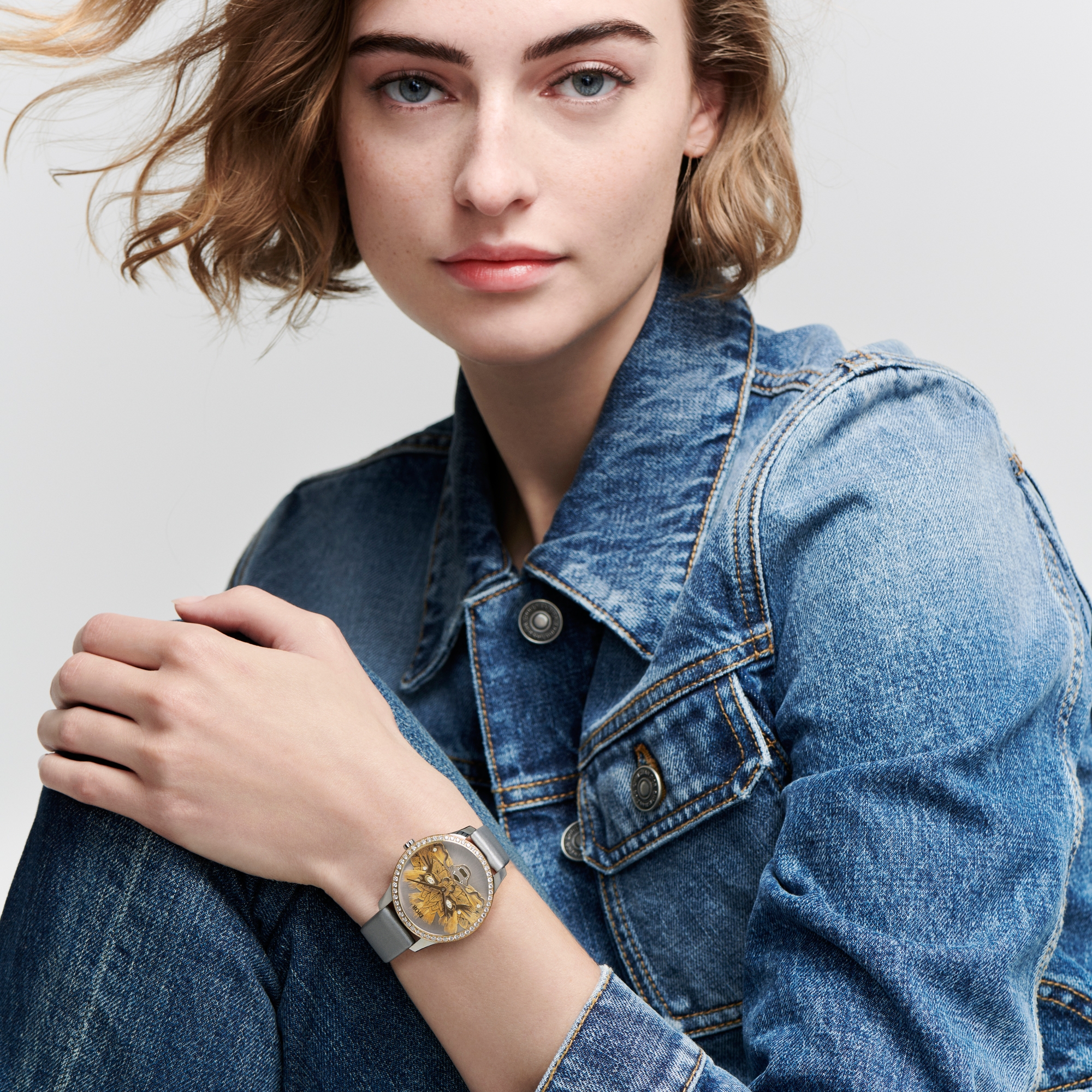 Dior Grand Soir Year of the Dragon Ø 36 mm, Automatikwerk, Stahl, Gelbgold, Federn und Diamanten ...