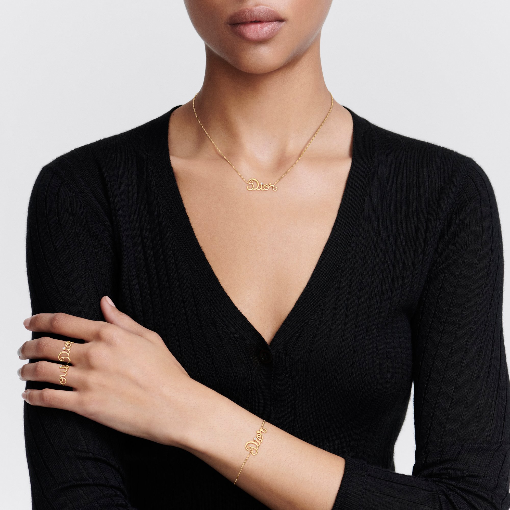 Colar Dioramour Ouro amarelo e diamante | DIOR