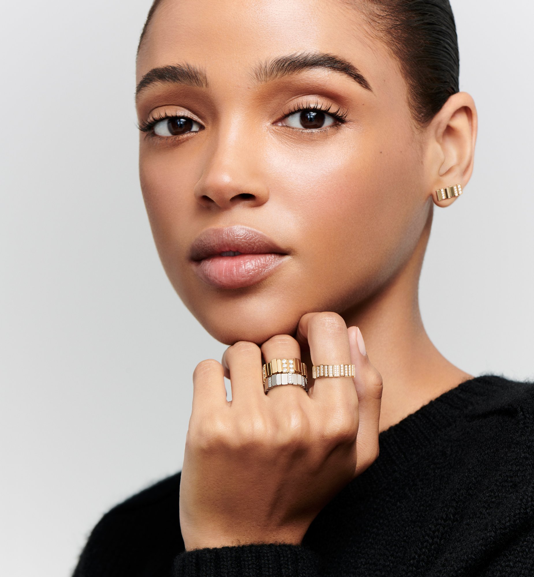 GEM DIOR Single Earring Yellow Gold and Diamonds | DIOR GEM DIOR Single Earring Yellow Gold and Diamonds | DIOR