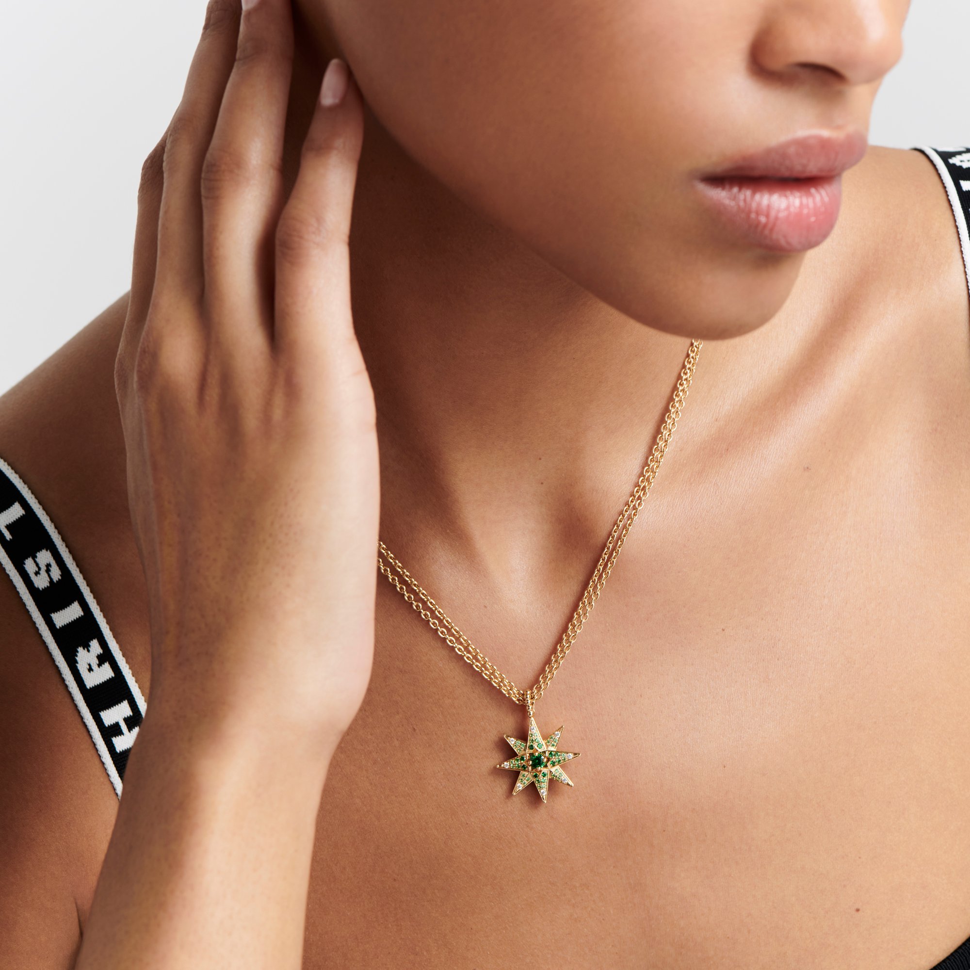 Étoile des Vents Medallion Yellow Gold, Diamonds and Tsavorite Garnets | DIOR