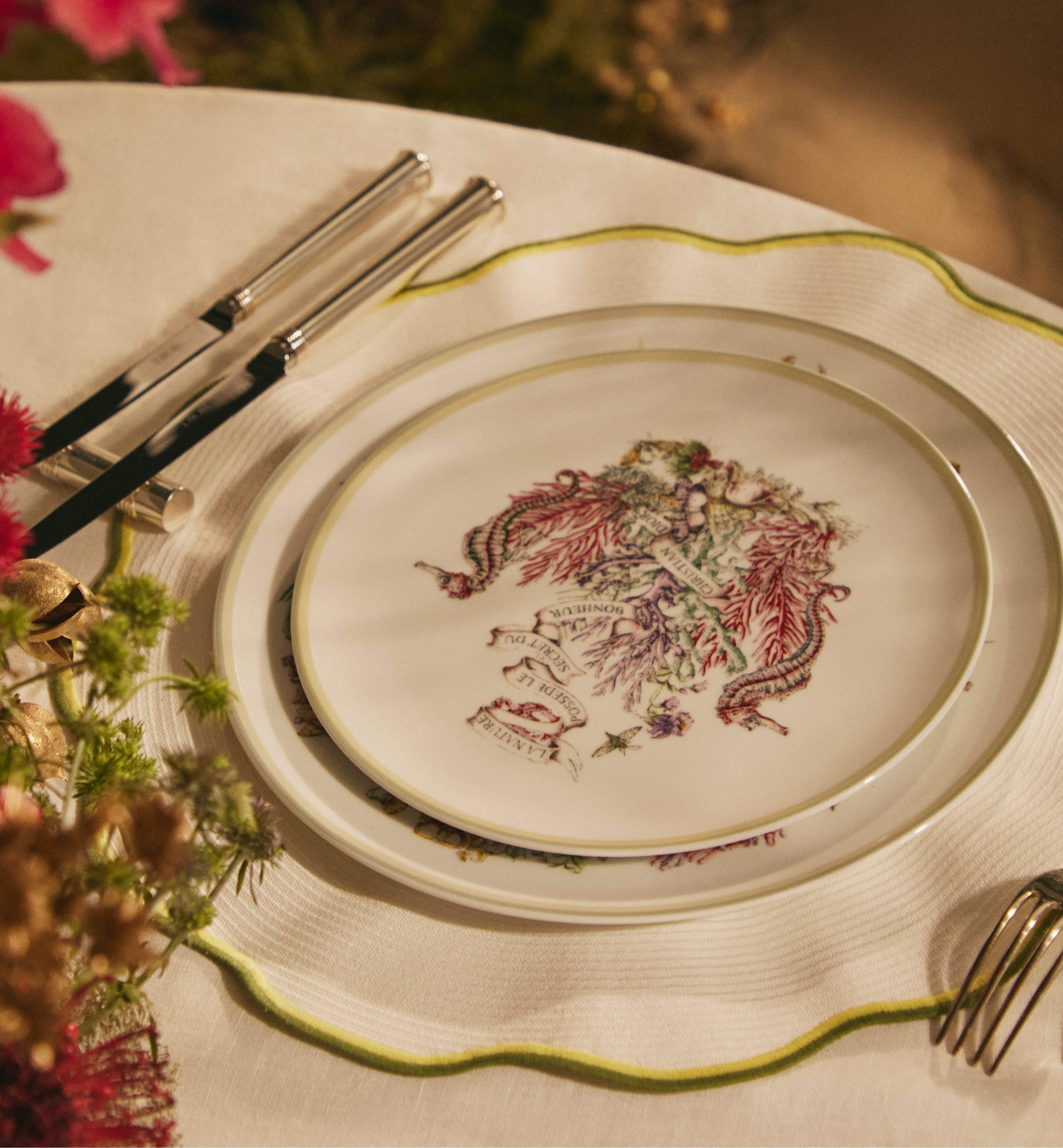 DIOR | デザートプレート 22cm Dior Cabinet de la Mer