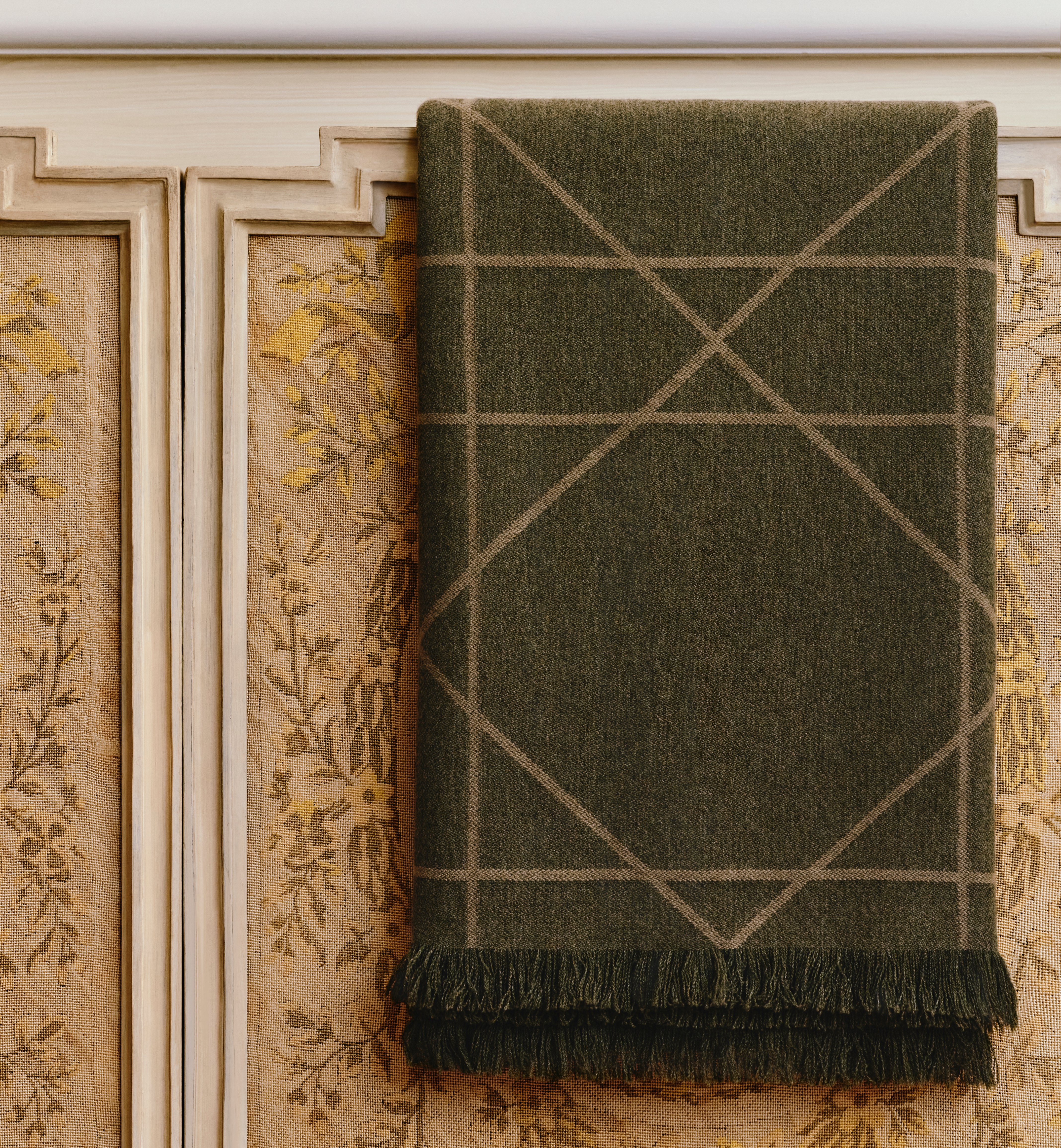 Plaid Groen Cannage-motief | DIOR