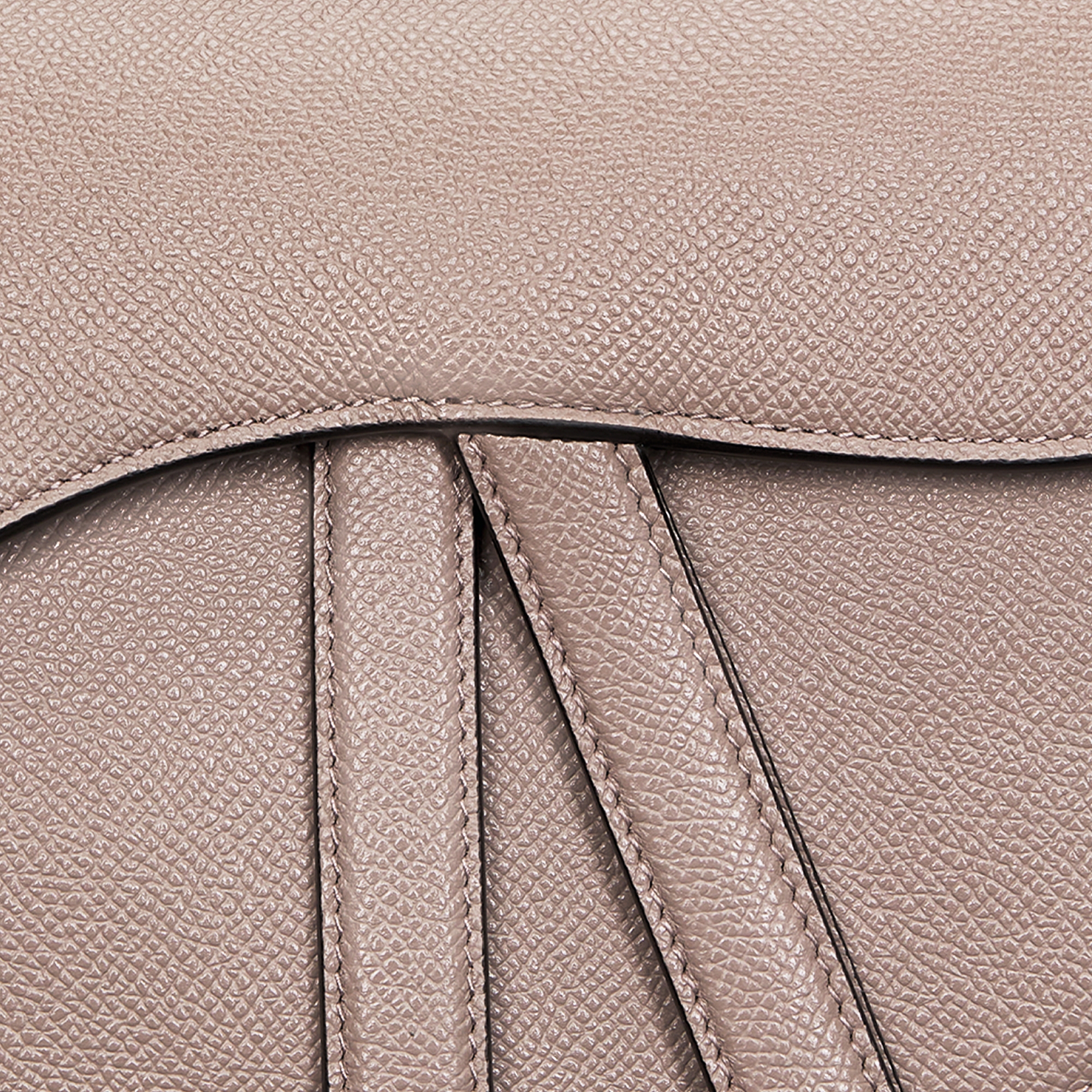 Borsa a tracolla Saddle Pelle di vitello granulata grigio talpa caldo ...