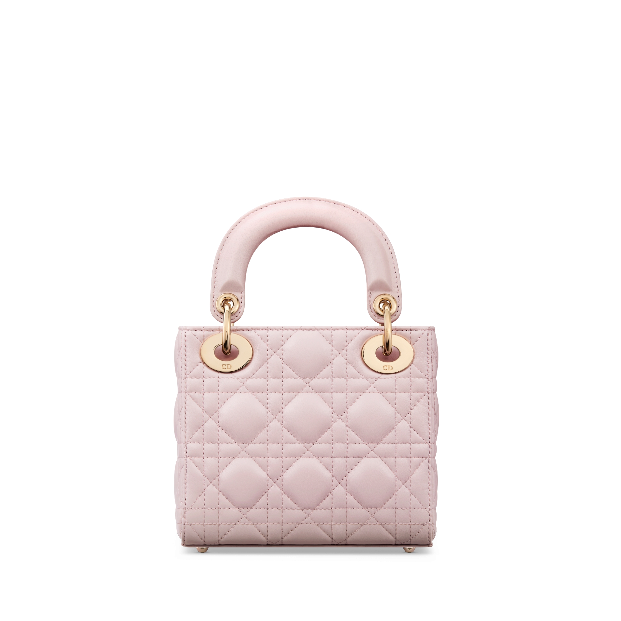 Mini Lady Dior Bag Pale Pink Cannage Lambskin | DIOR