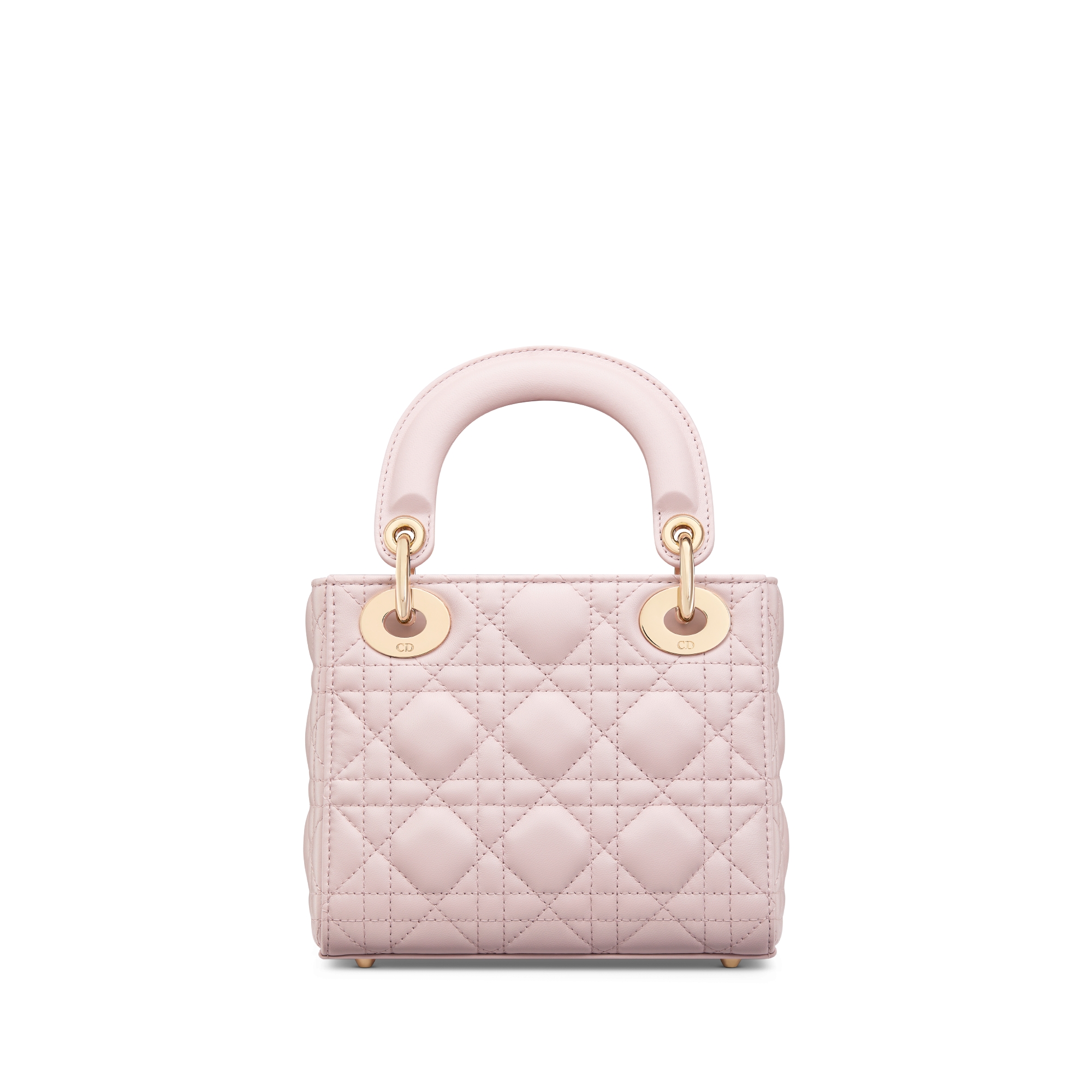 Mini Lady Dior Bag Pale Pink Cannage Lambskin | DIOR