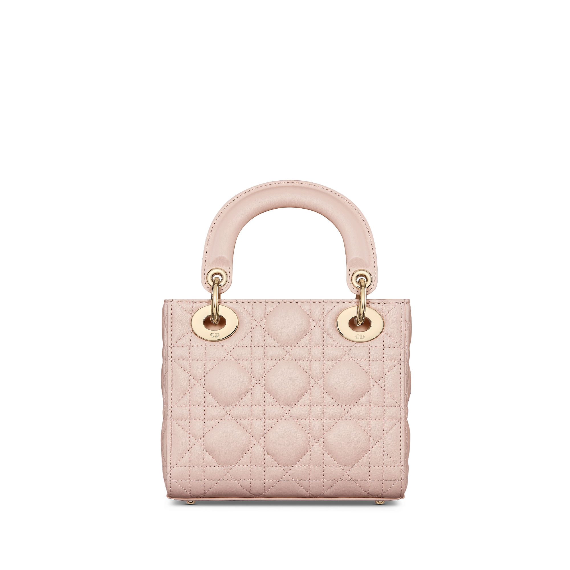 Mini Lady Dior Bag Powder Pink Cannage Lambskin | DIOR