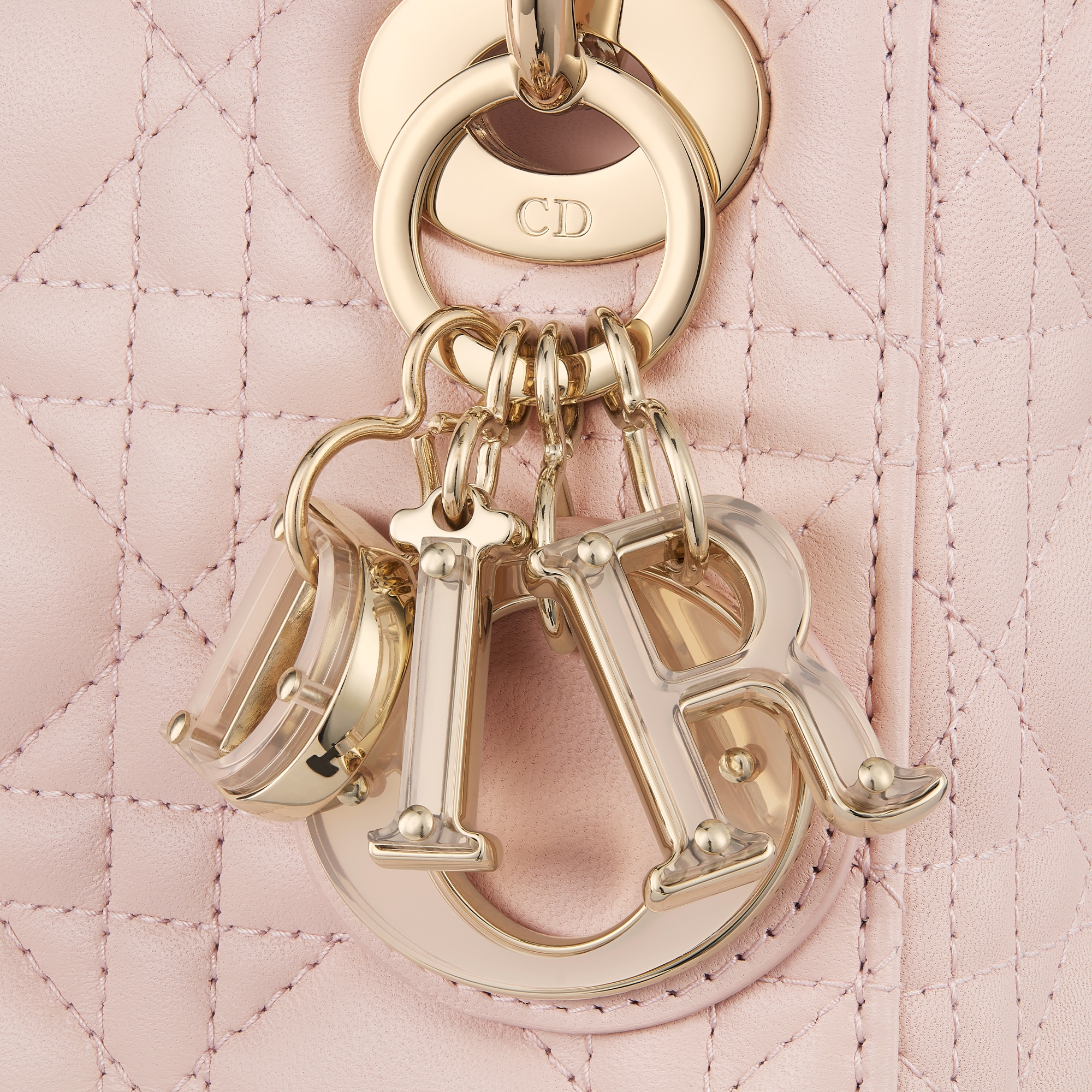 Mini Lady Dior Bag Powder Pink Cannage Lambskin | DIOR