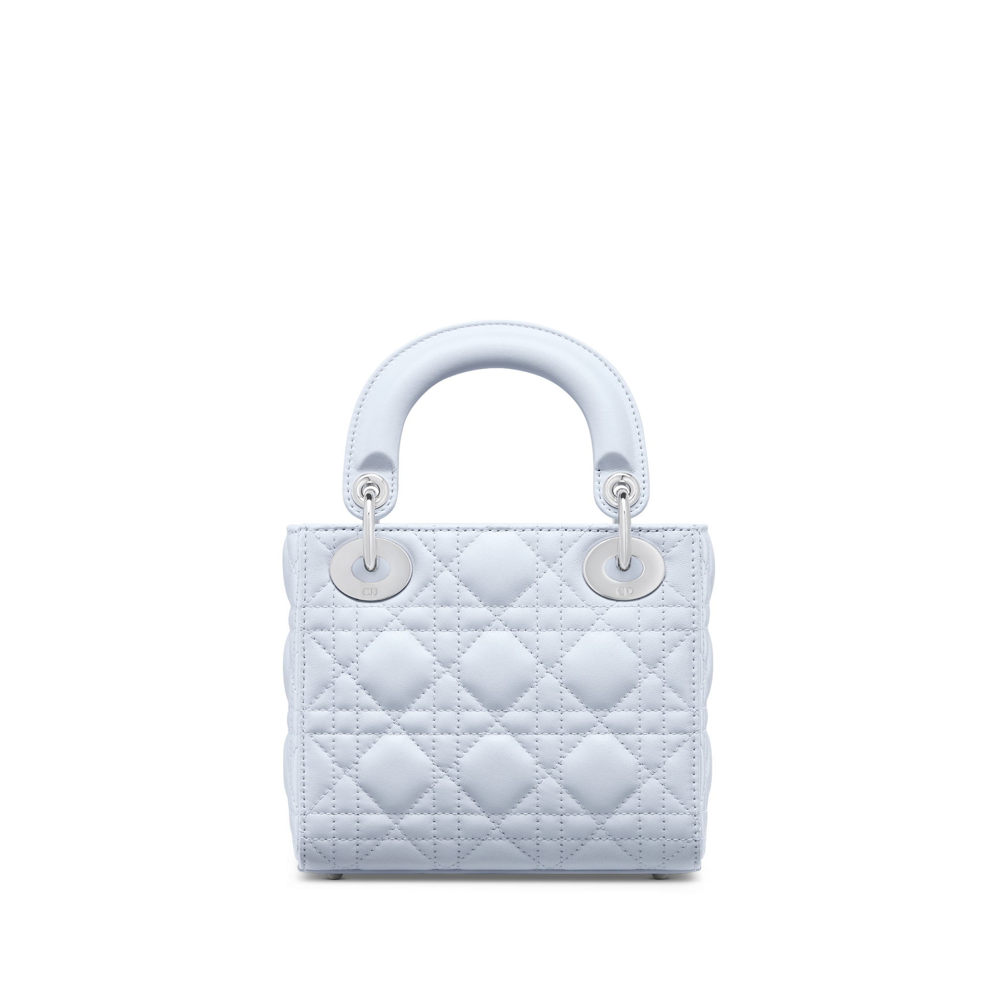 Mini Lady Dior Bag Shirt Blue Cannage Lambskin | DIOR