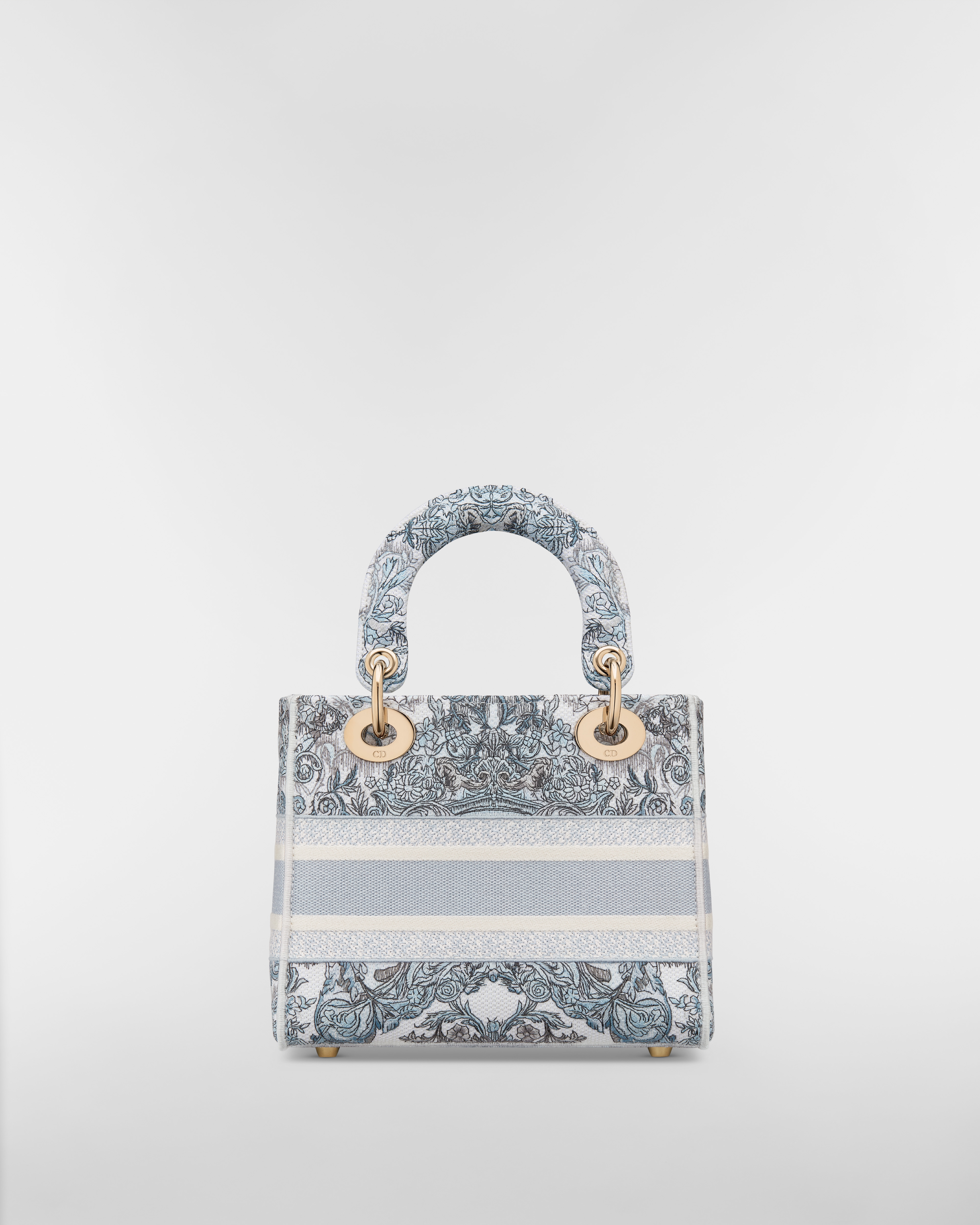 Bolso pequeño Lady D-Lite Bordado Dior Stella Baroque azul | DIOR