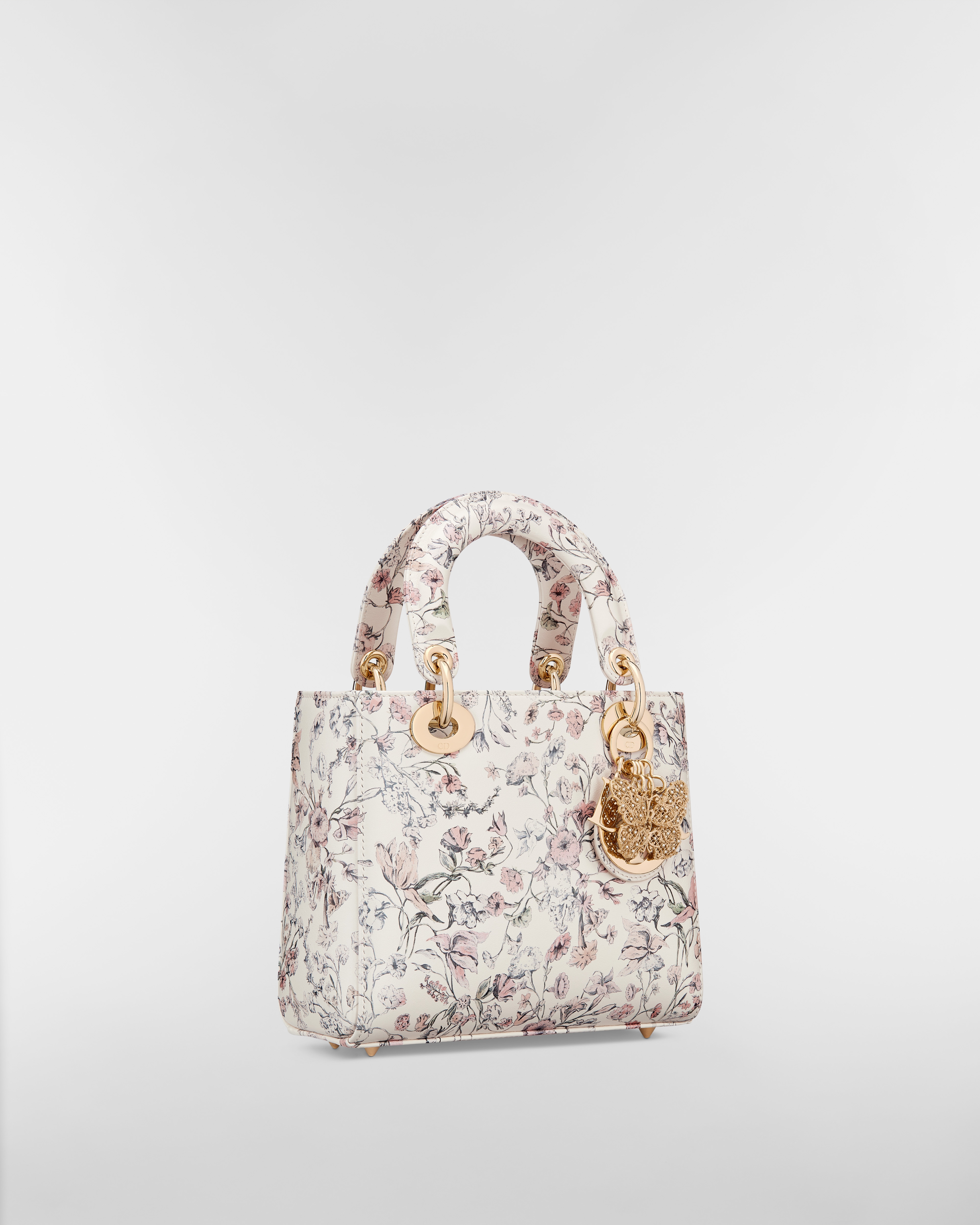 Small Lady Dior My ABCDior Bag Pink Multicolor Millefiori Printed ...