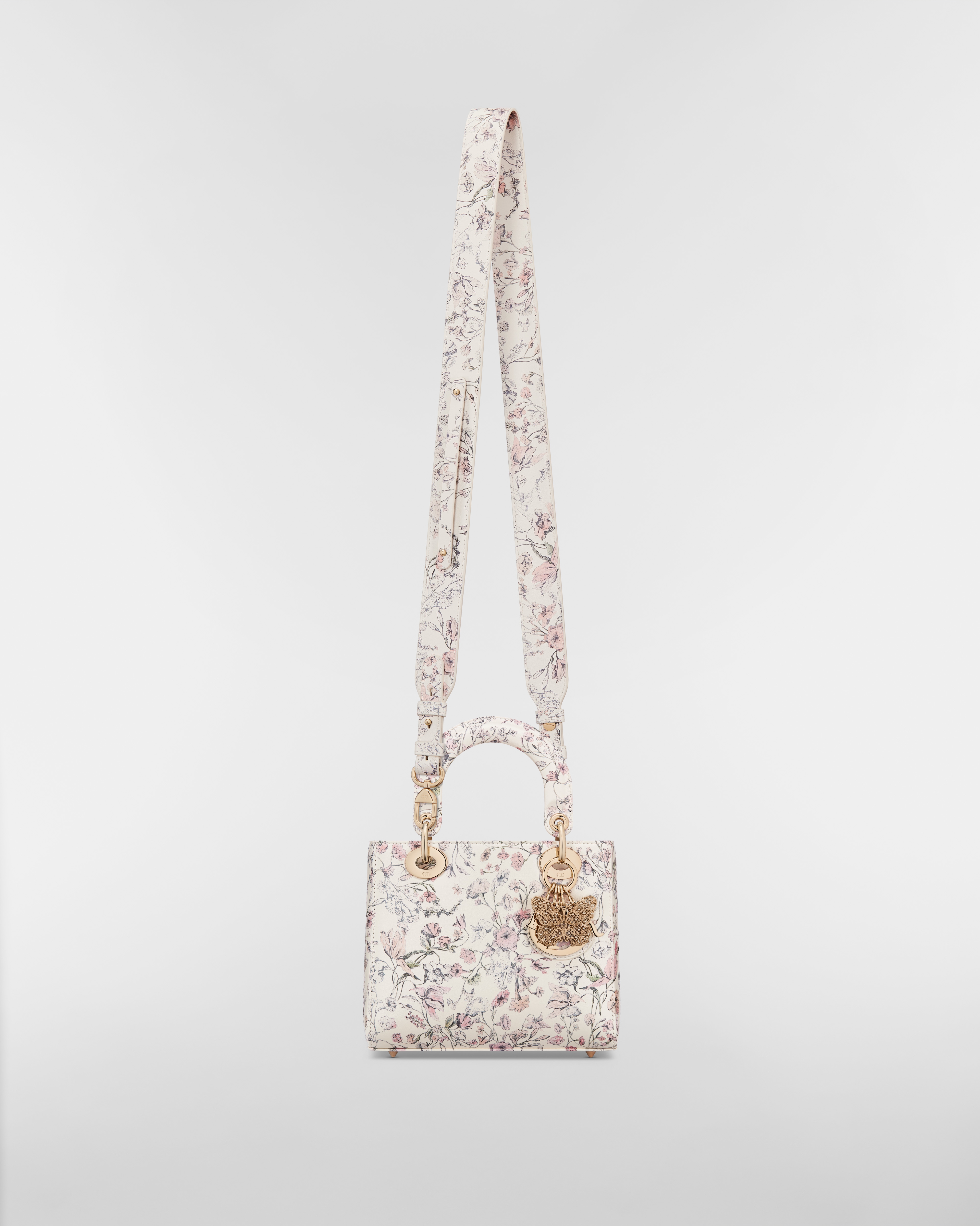Small Lady Dior My ABCDior Bag Pink Multicolor Millefiori Printed ...