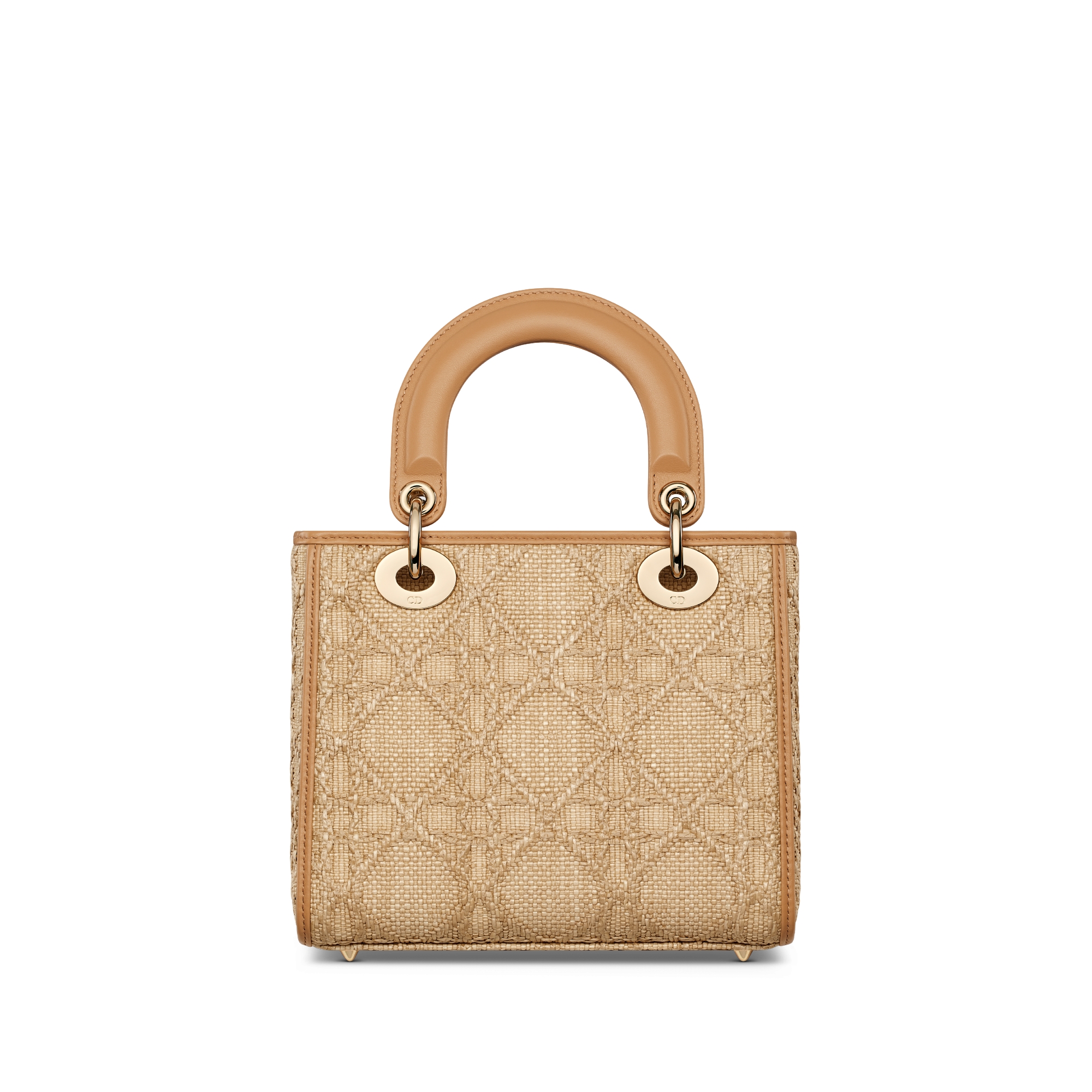 Small Lady Dior My ABCDior Bag Natural Cannage Raffia | DIOR