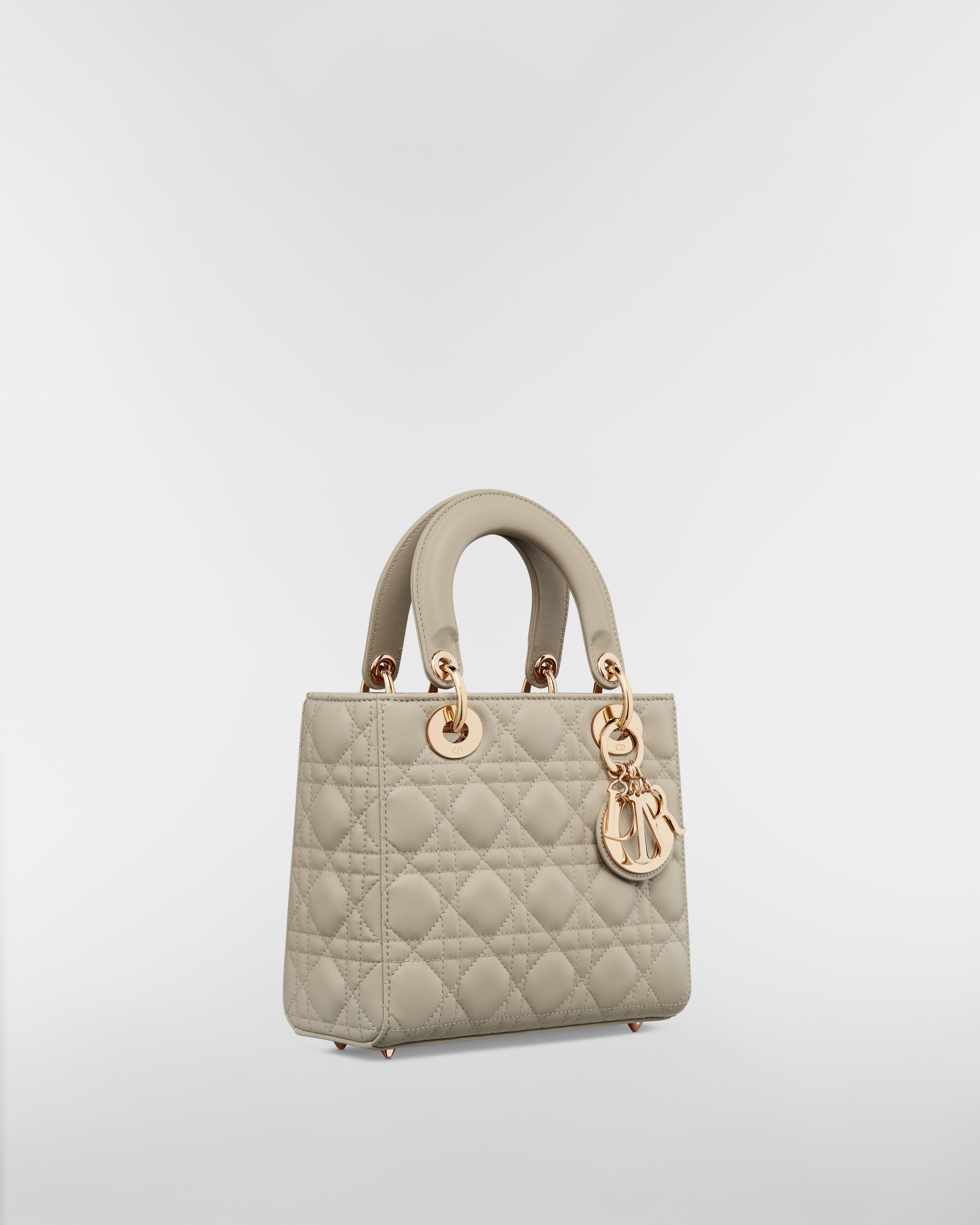 Small Lady Dior My ABCDior Bag Rope Beige Cannage Lambskin | DIOR