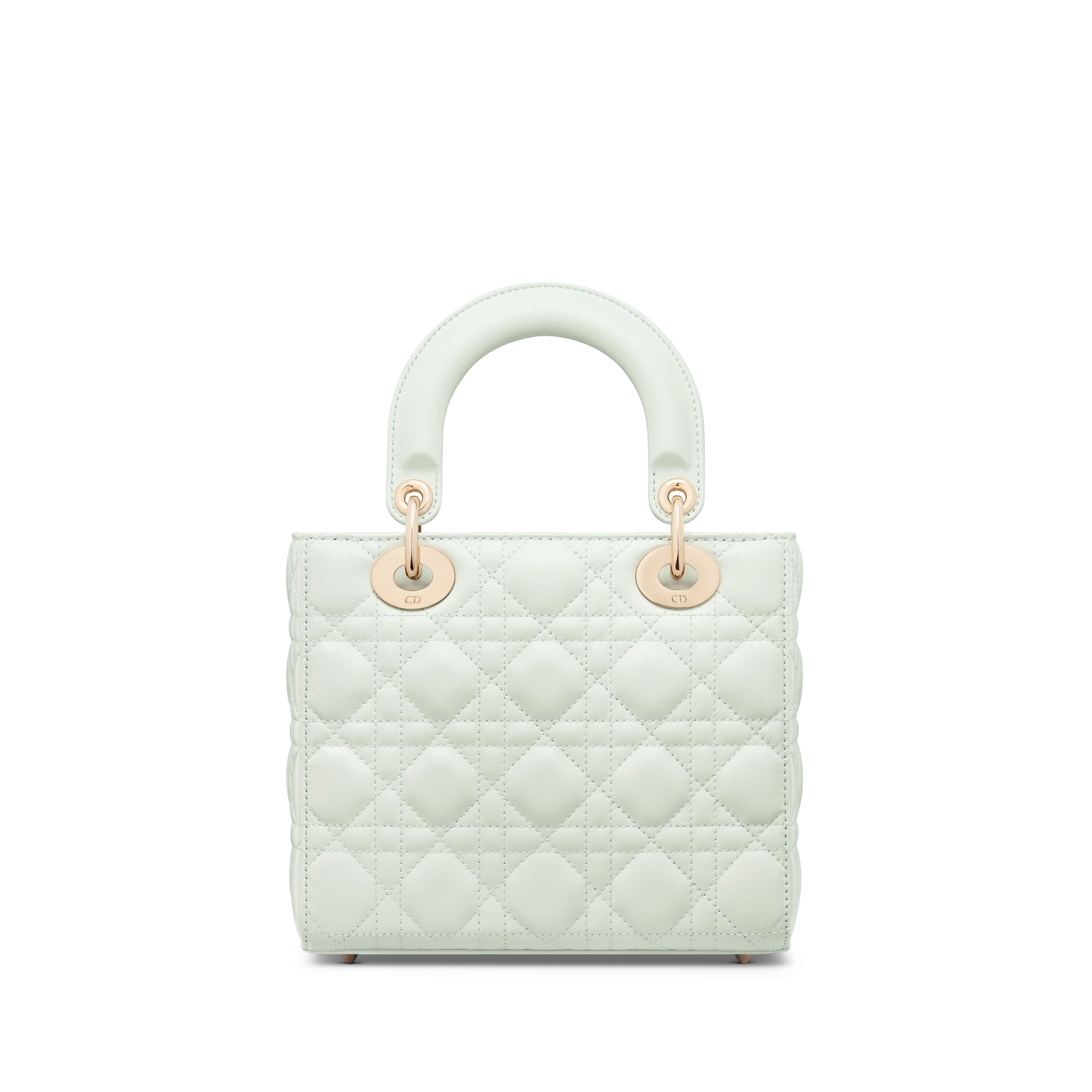 Sac Lady Dior My ABCDior Small Cuir d'agneau Cannage vert menthe clair | DIOR