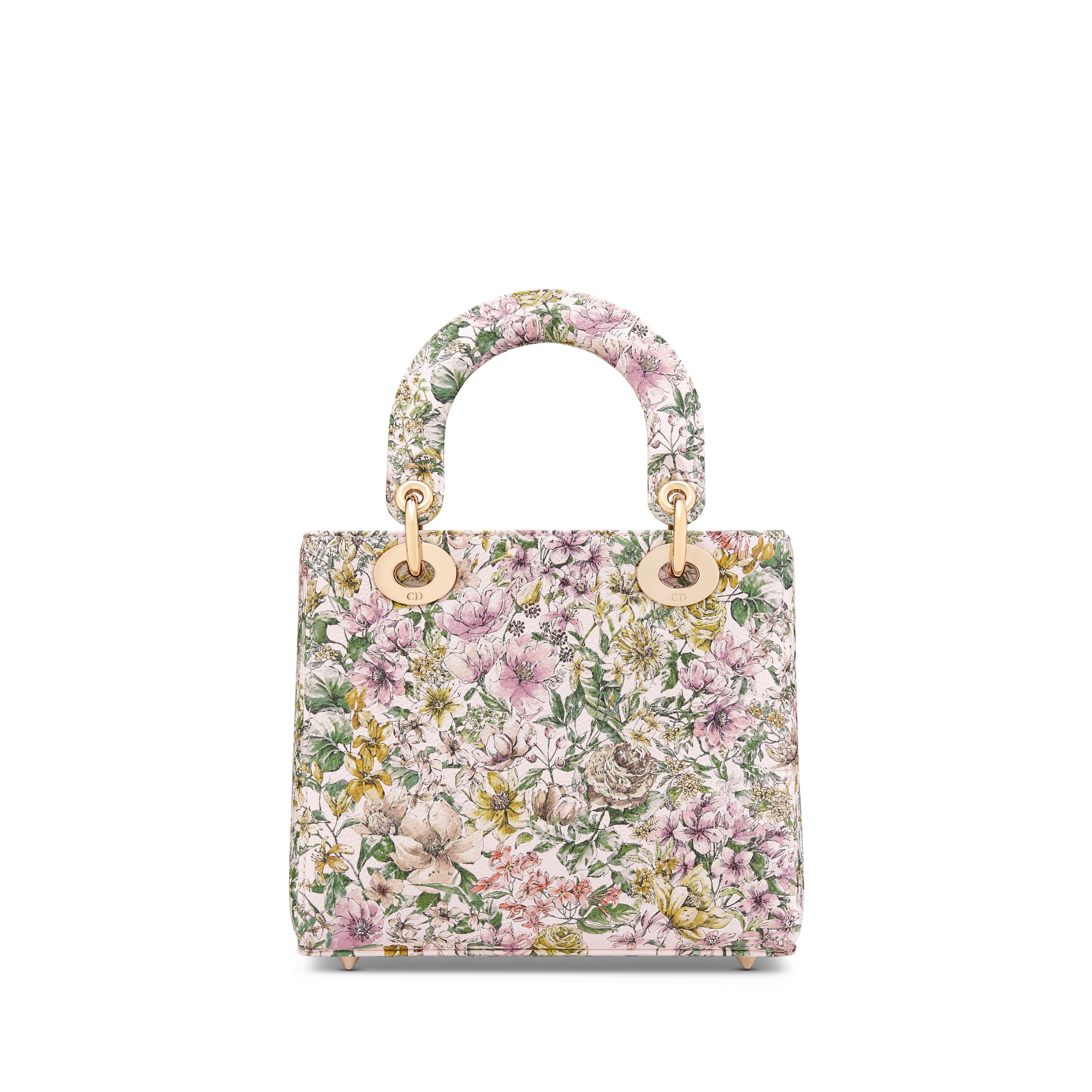 Small Lady Dior My ABCDior Bag Pink Grained Calfskin with Multicolor D ...