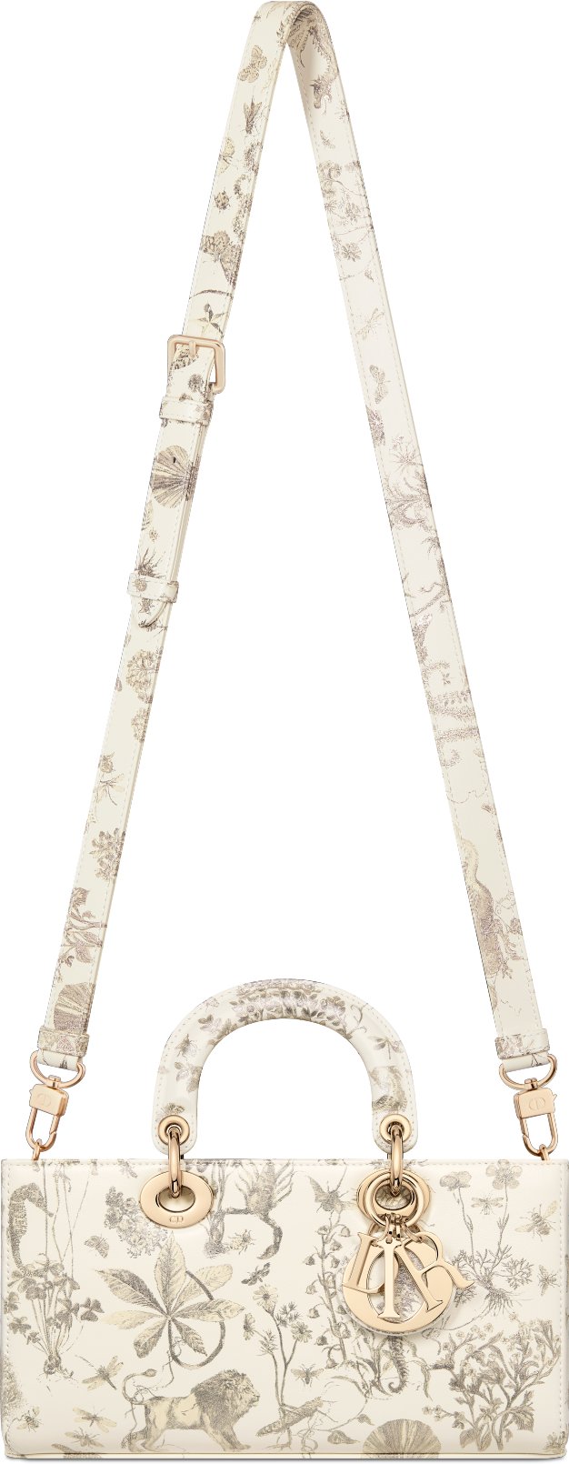 Medium Lady D-Joy Bag Latte Calfskin with Gold-Tone Dior Cabinet de ...