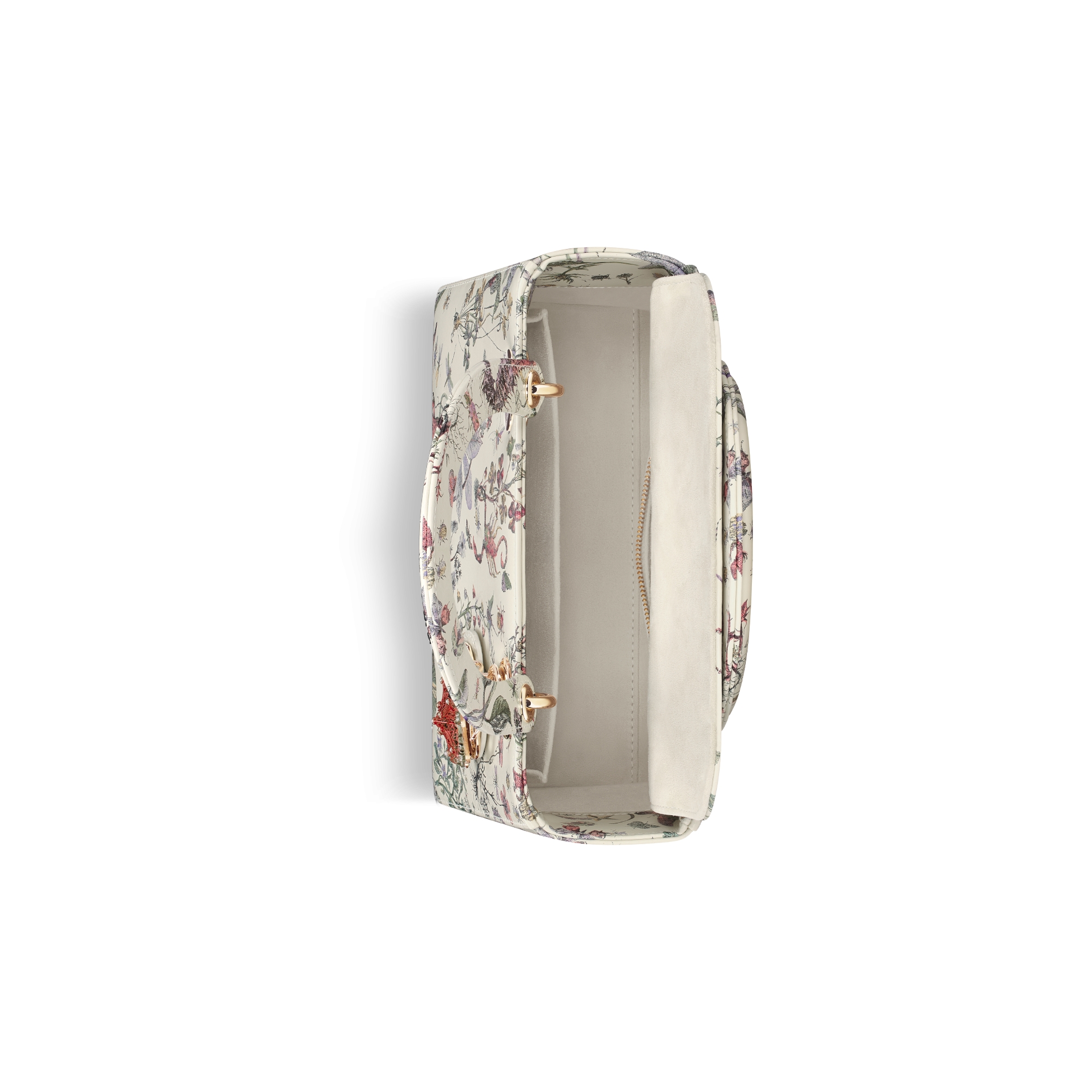 Medium Lady Dior Bag Latte Calfskin with Multicolor Dior Cabinet de ...
