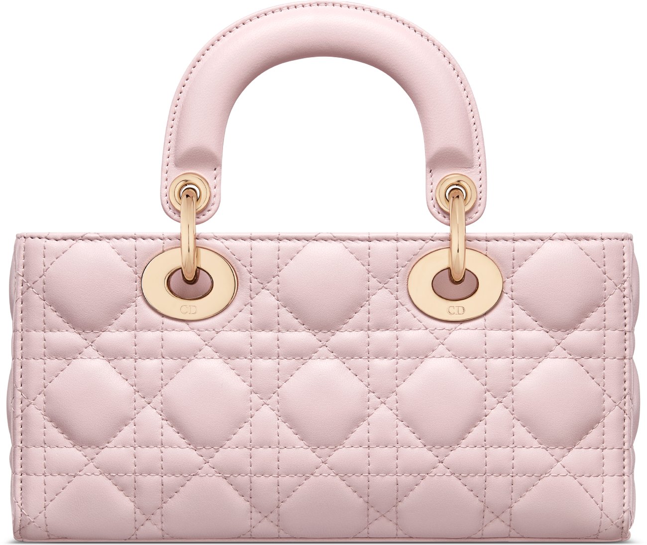 Small Lady D-Joy Bag Pale Pink Cannage Lambskin | DIOR