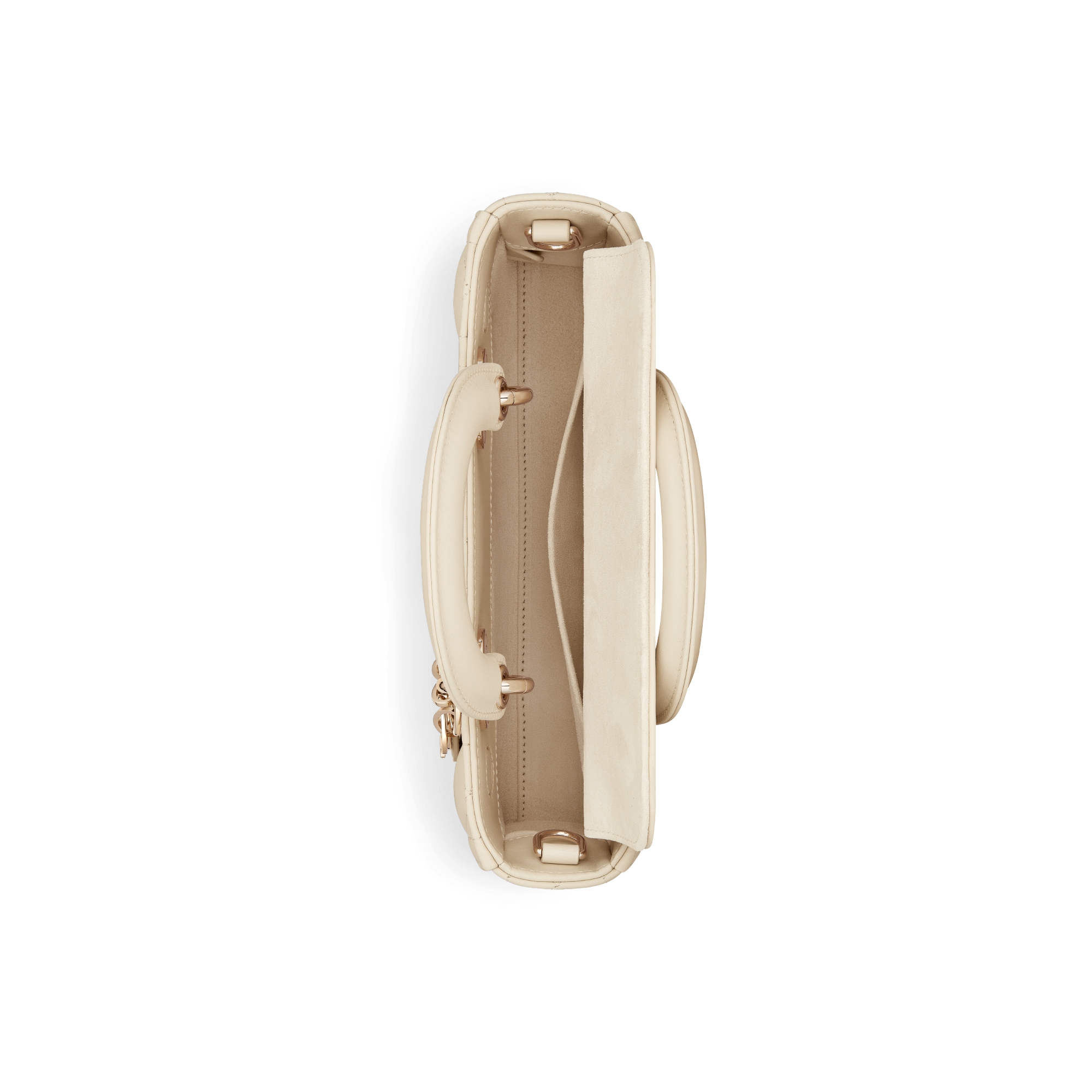 Small Lady D-Joy Bag Light Beige Cannage Lambskin | DIOR