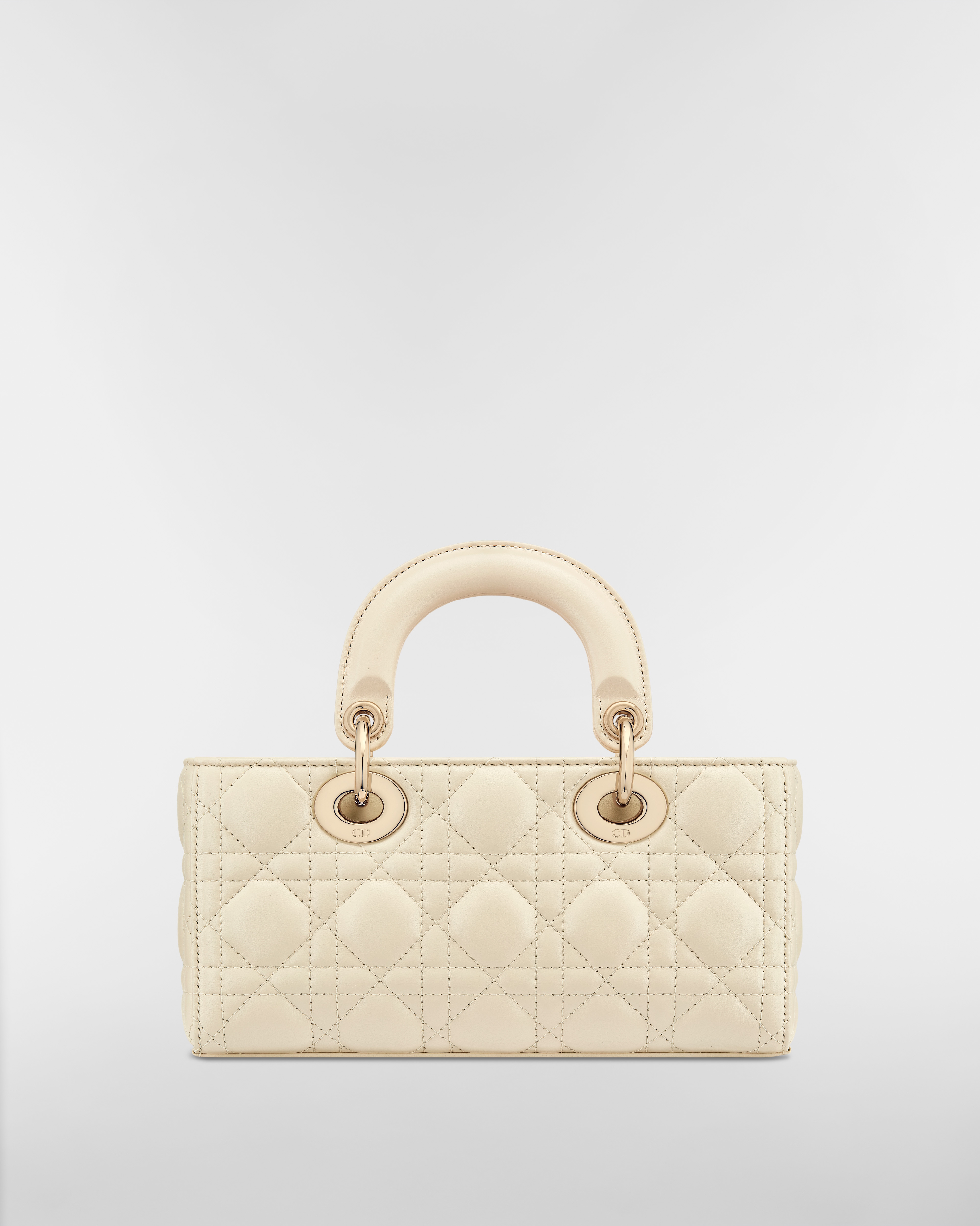 Small Lady D-Joy Bag Light Beige Cannage Lambskin | DIOR