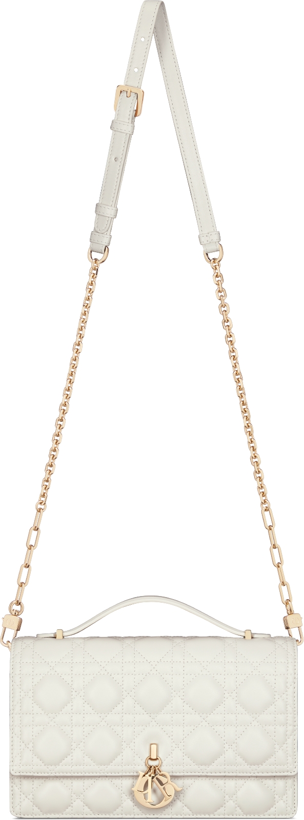 My Dior Top Handle Bag Latte Cannage Lambskin | DIOR