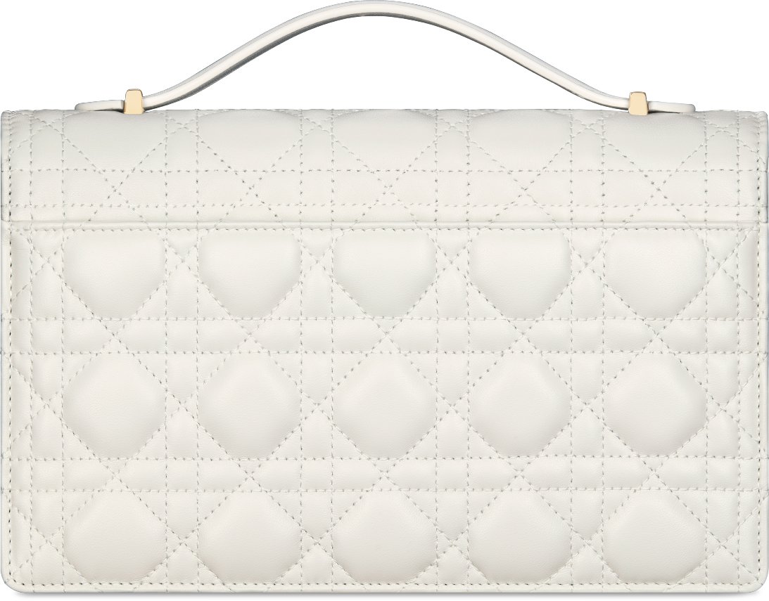 My Dior Top Handle Bag Latte Cannage Lambskin | DIOR