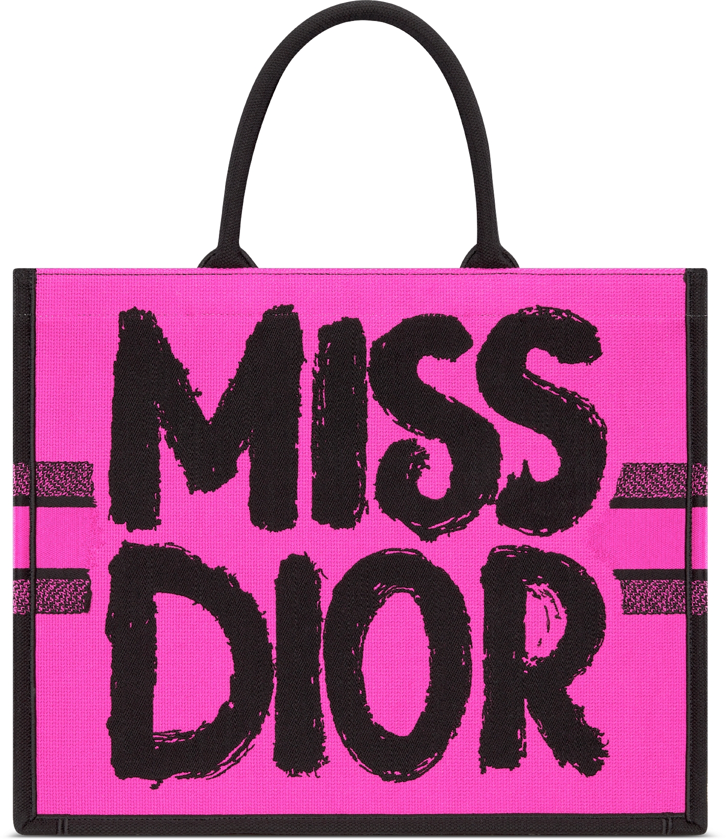 Large Dior Book Tote Two-Tone Fuchsia and Purple Miss Dior Graffiti ...