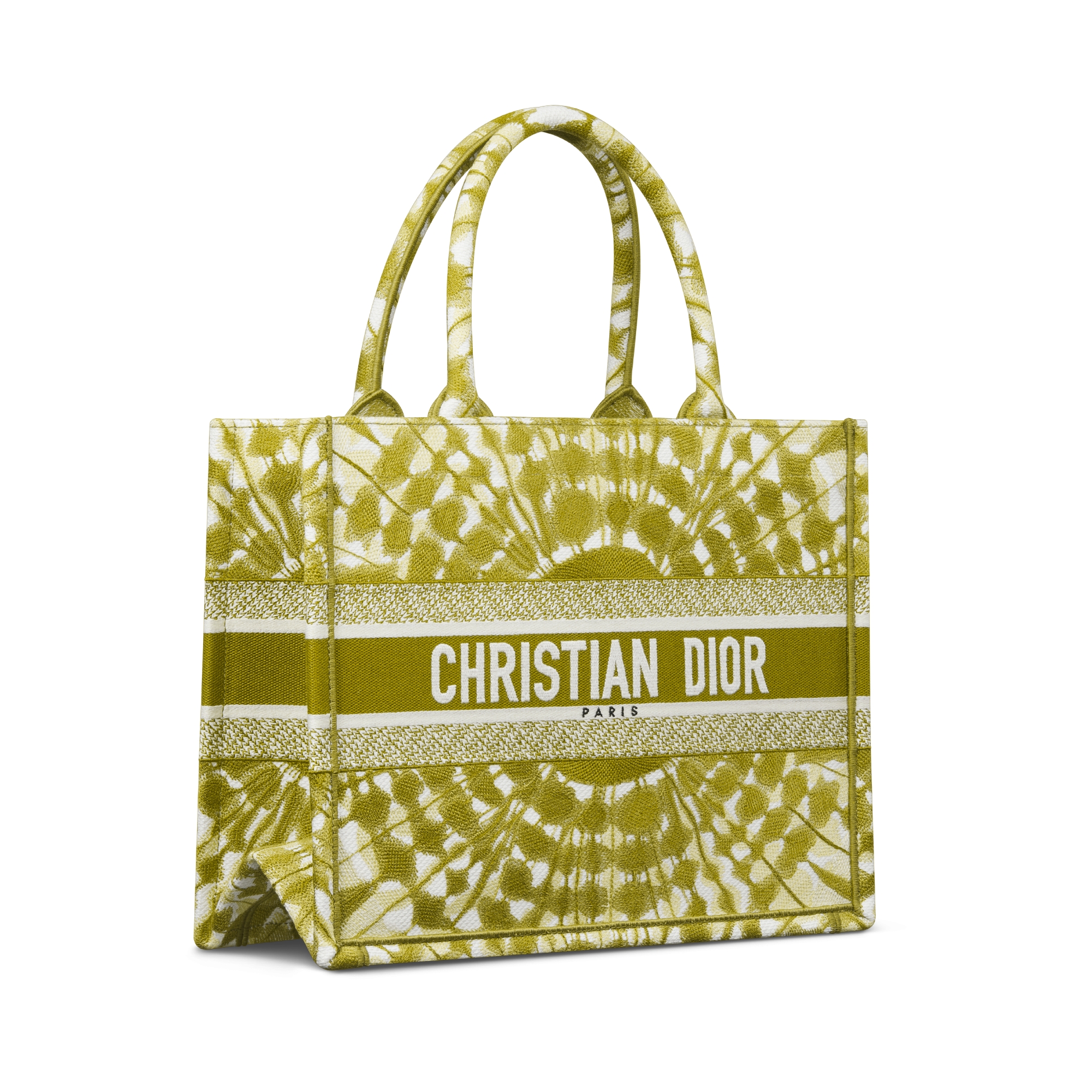 Miss Dior Medium Dior Book Tote Peridot Green Tie & Dior Embroidery (36 ...