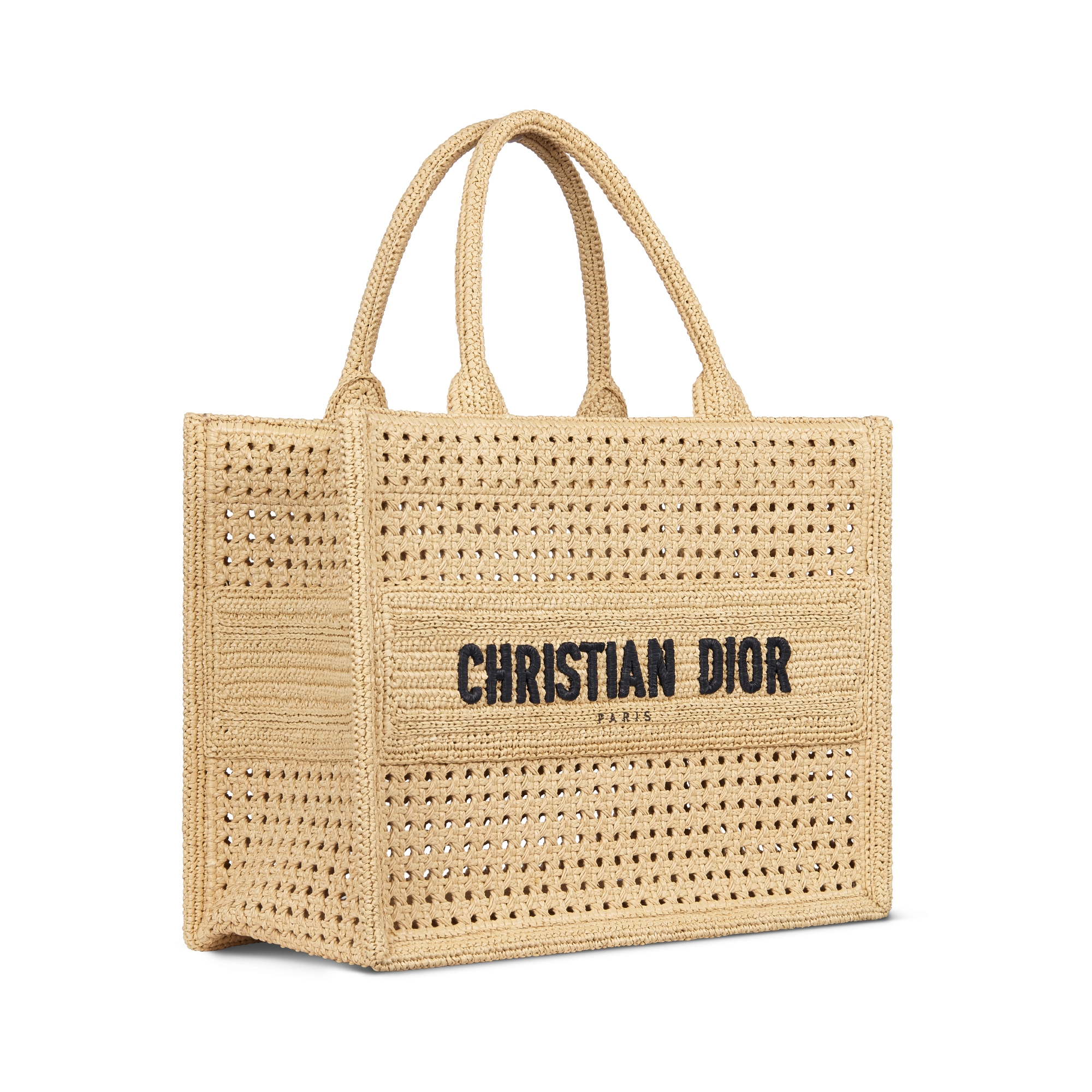 Medium Dior Book Tote Natural Cannage Vienna Straw (36 x 27.5 x 16.5 cm ...