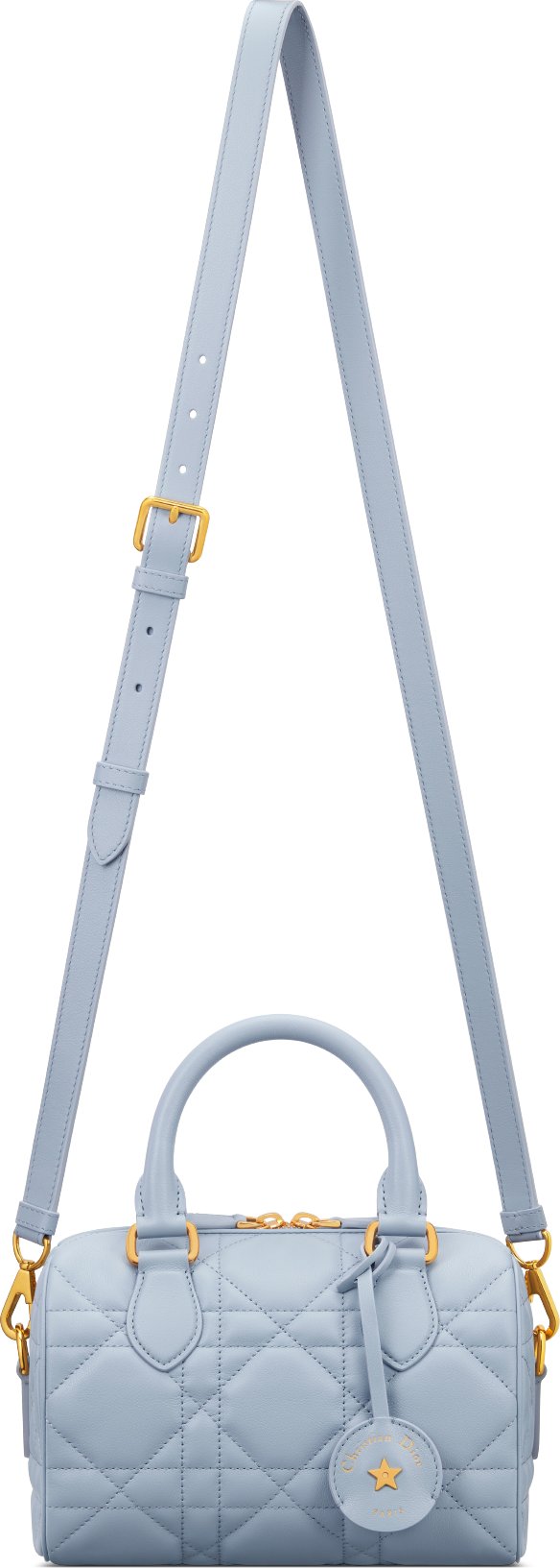 Dior Groove 20 Bag Pale Blue Macrocannage Calfskin | DIOR