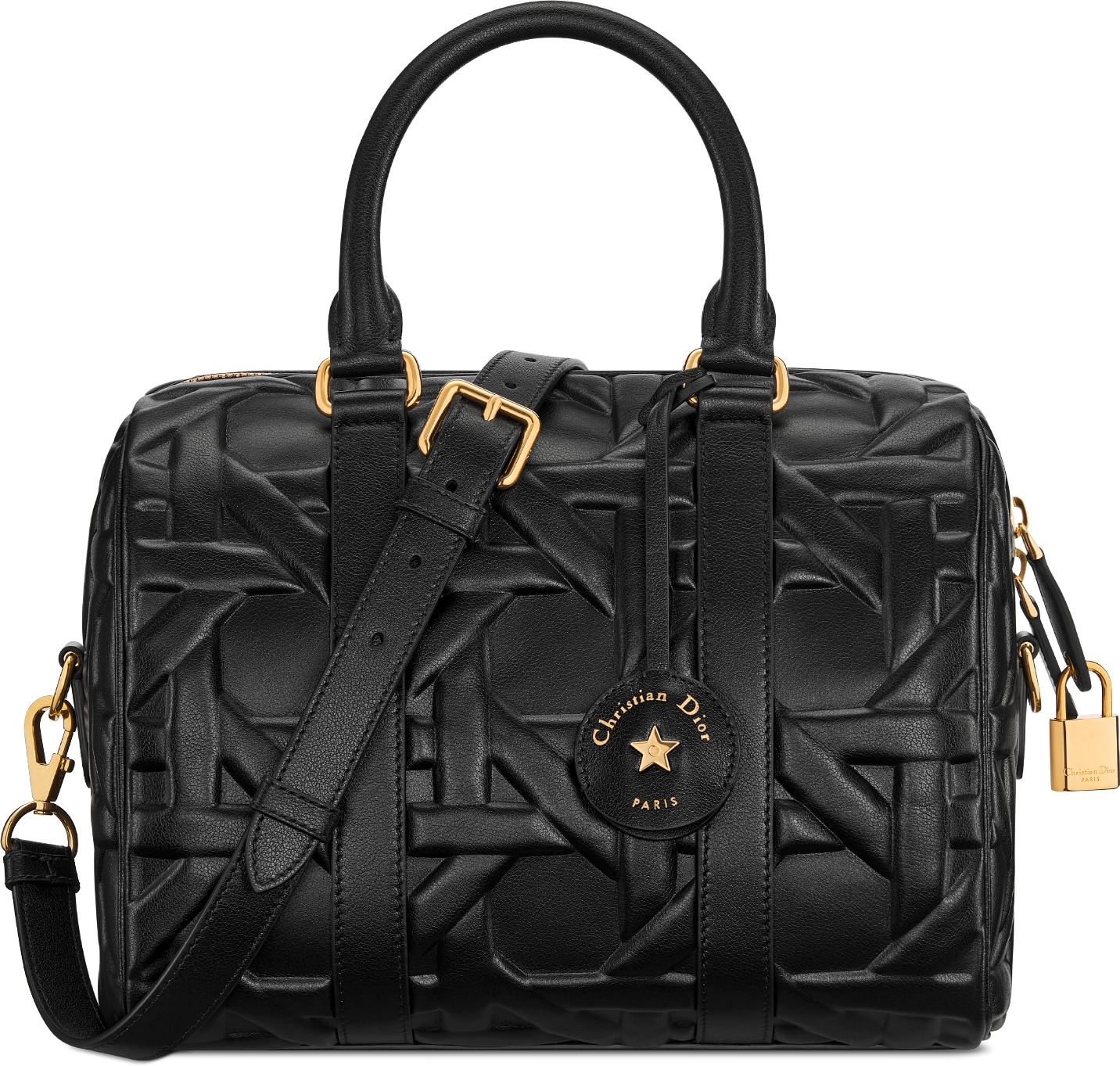 Sac Dior Groove 25 Cuir de veau Graphic Cannage noir | DIOR