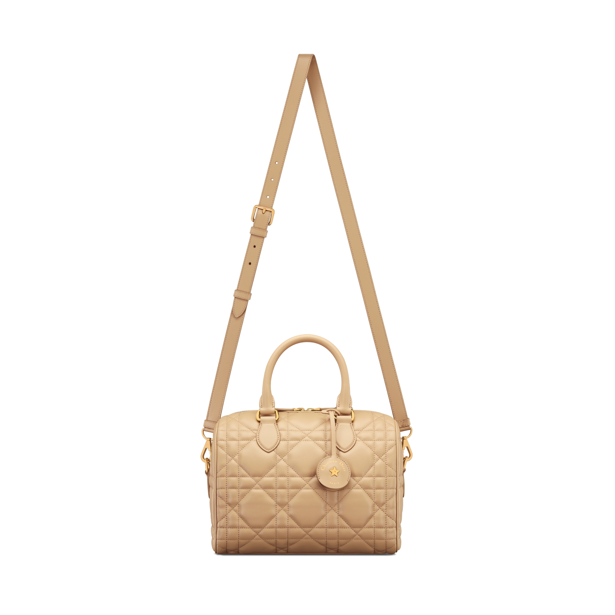 Dior Groove 25 Bag Biscuit Macrocannage Calfskin | DIOR