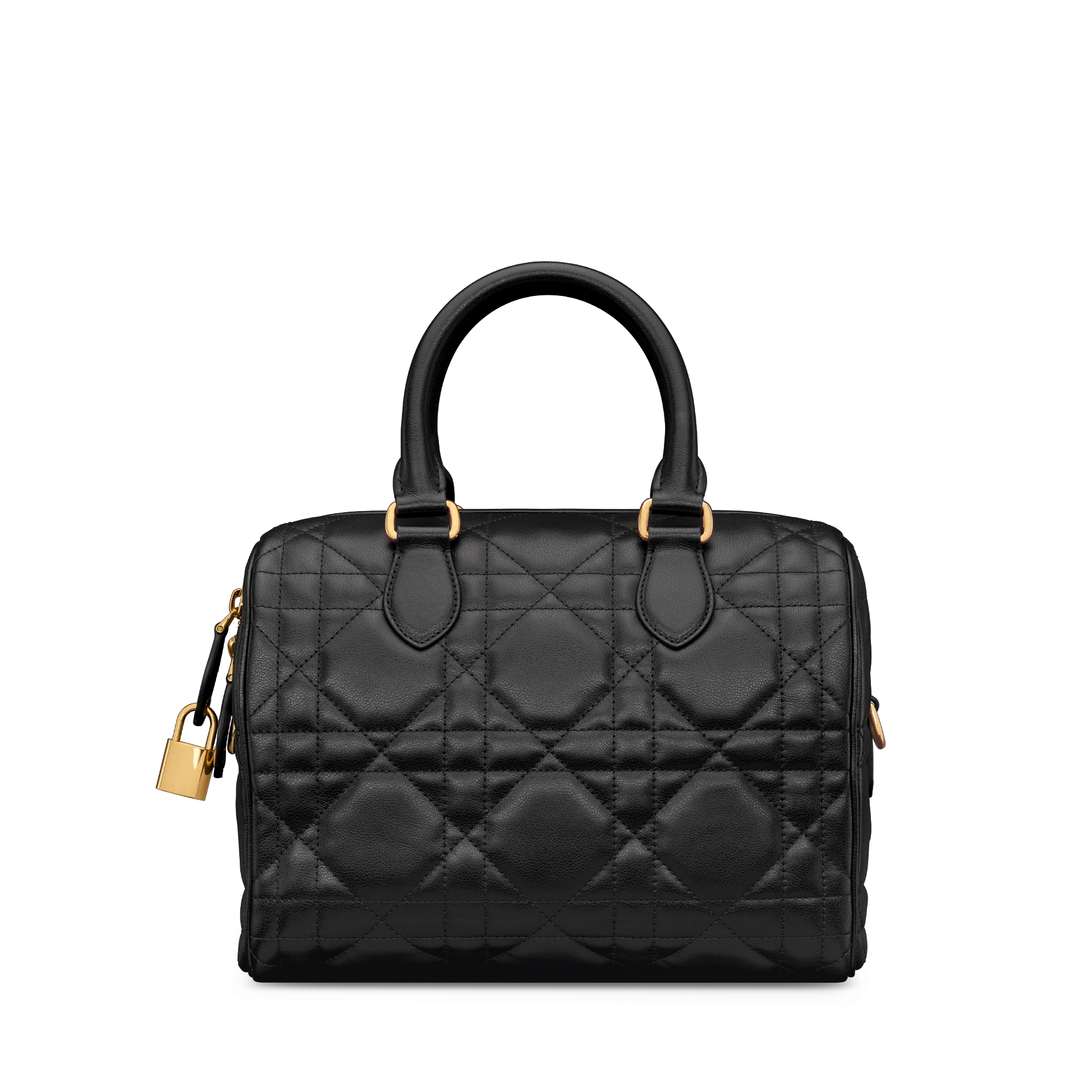 Dior Groove 25 Bag Black Macrocannage Calfskin | DIOR