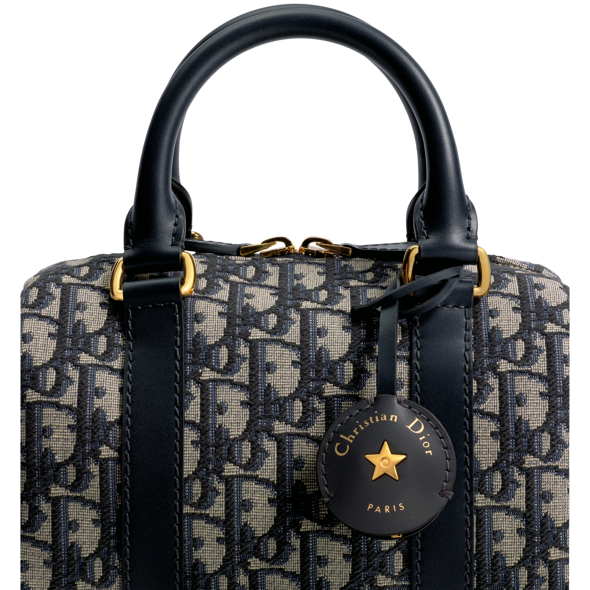 Soft Dior Groove 20 Bag Blue Dior Oblique Jacquard | DIOR