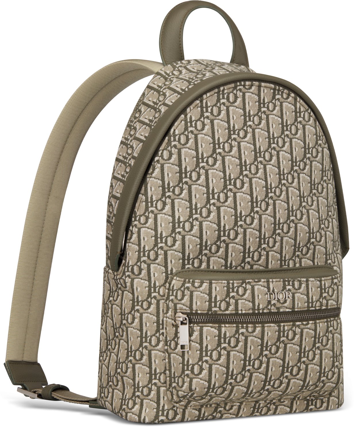 Kids' Rider Backpack Khaki Dior Oblique Jacquard | DIOR
