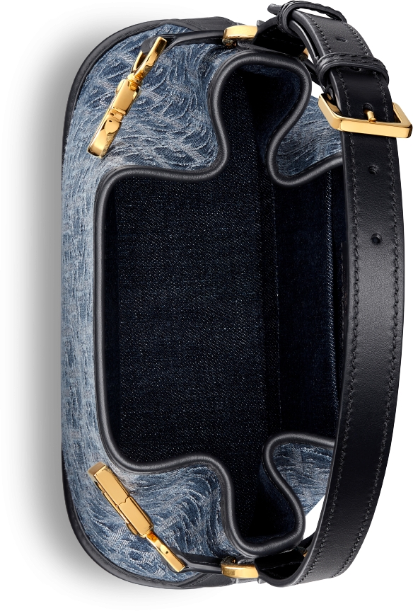 Medium C'est Dior Bag Blue Denim Dior Oblique Jacquard | DIOR