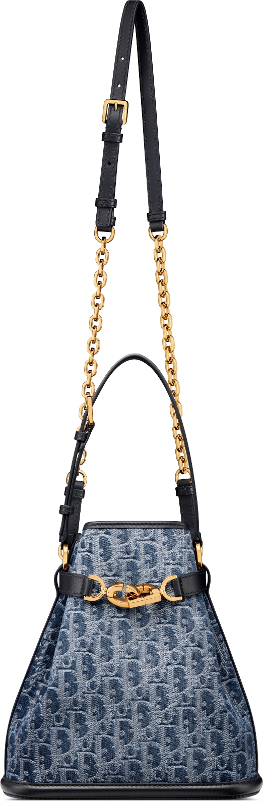 Medium C'est Dior Bag Blue Denim Dior Oblique Jacquard | DIOR